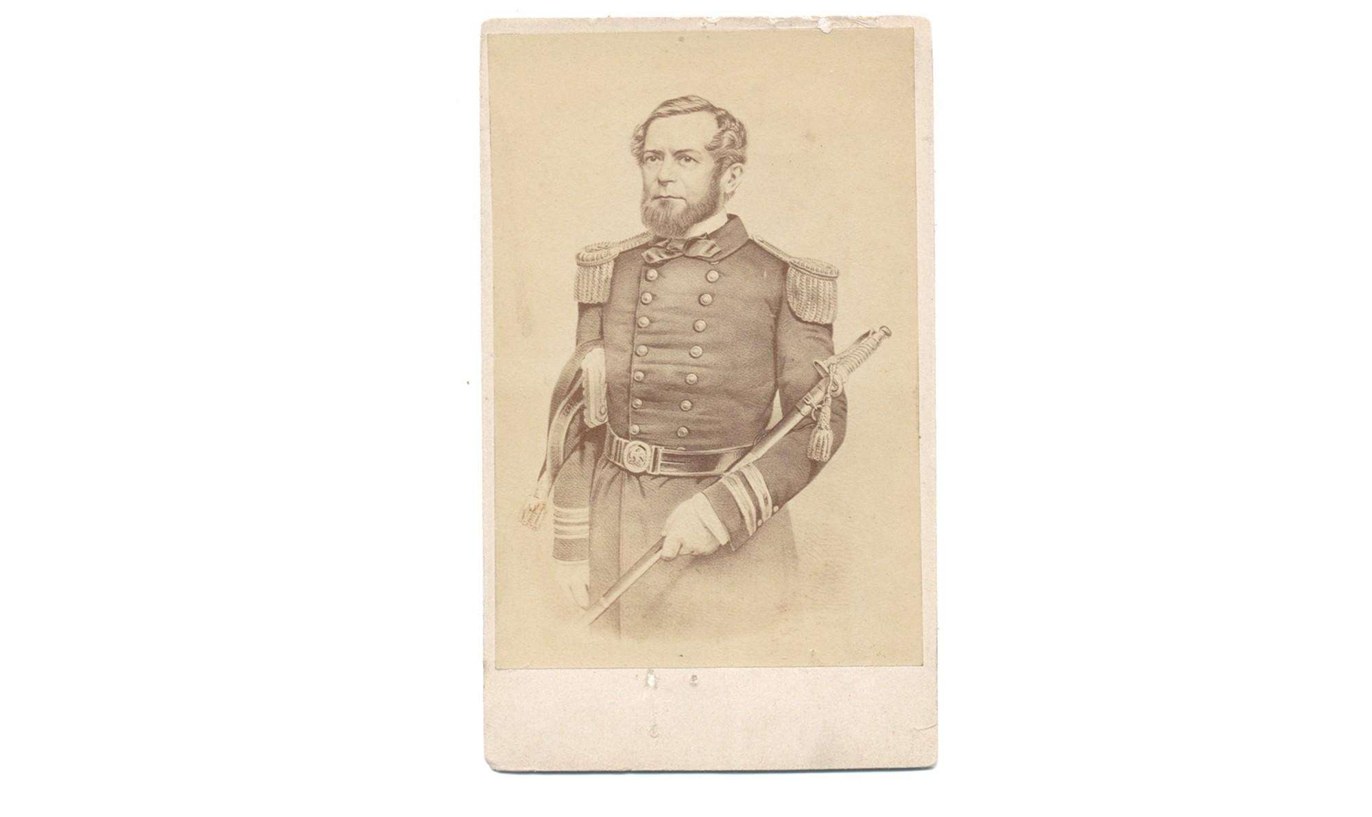 WARTIME LITHOGRAPH OF REAR ADMIRAL ANDREW HULL FOOTE — Horse Soldier