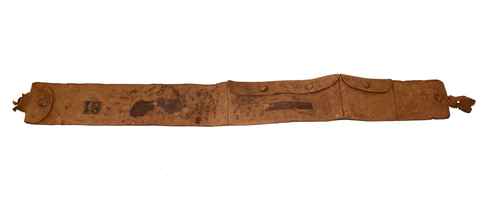 RELIC MONEY BELT FROM G.A.R. HALL — Horse Soldier