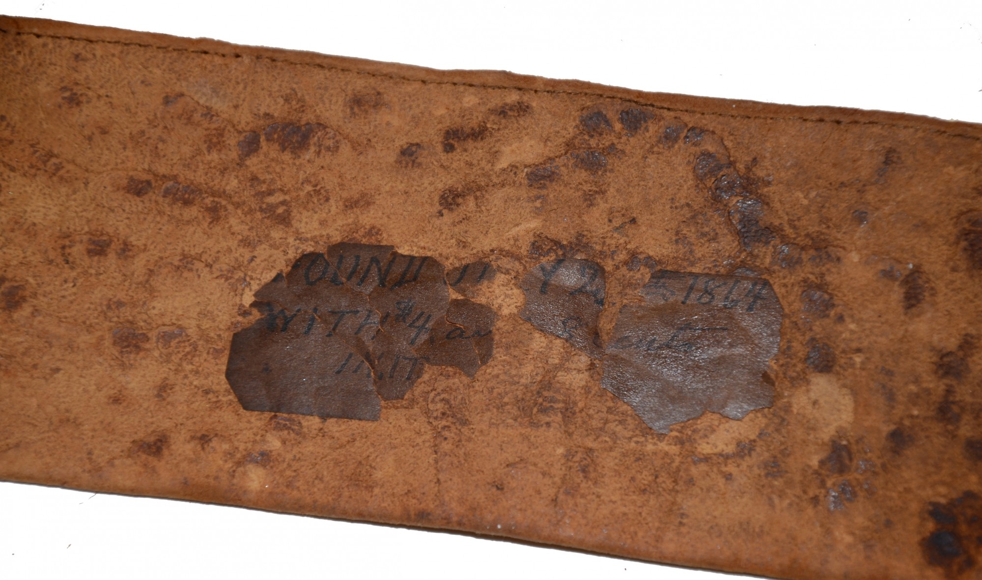 RELIC MONEY BELT FROM G.A.R. HALL — Horse Soldier