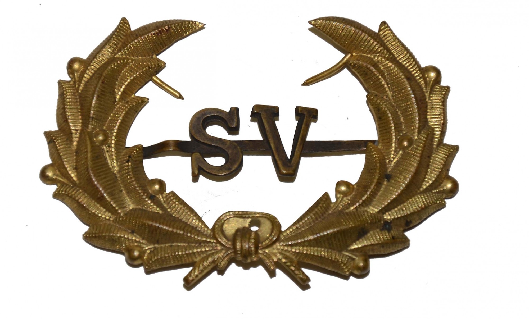 EARLY SONS OF UNION VETERANS HAT INSIGNIA — Horse Soldier