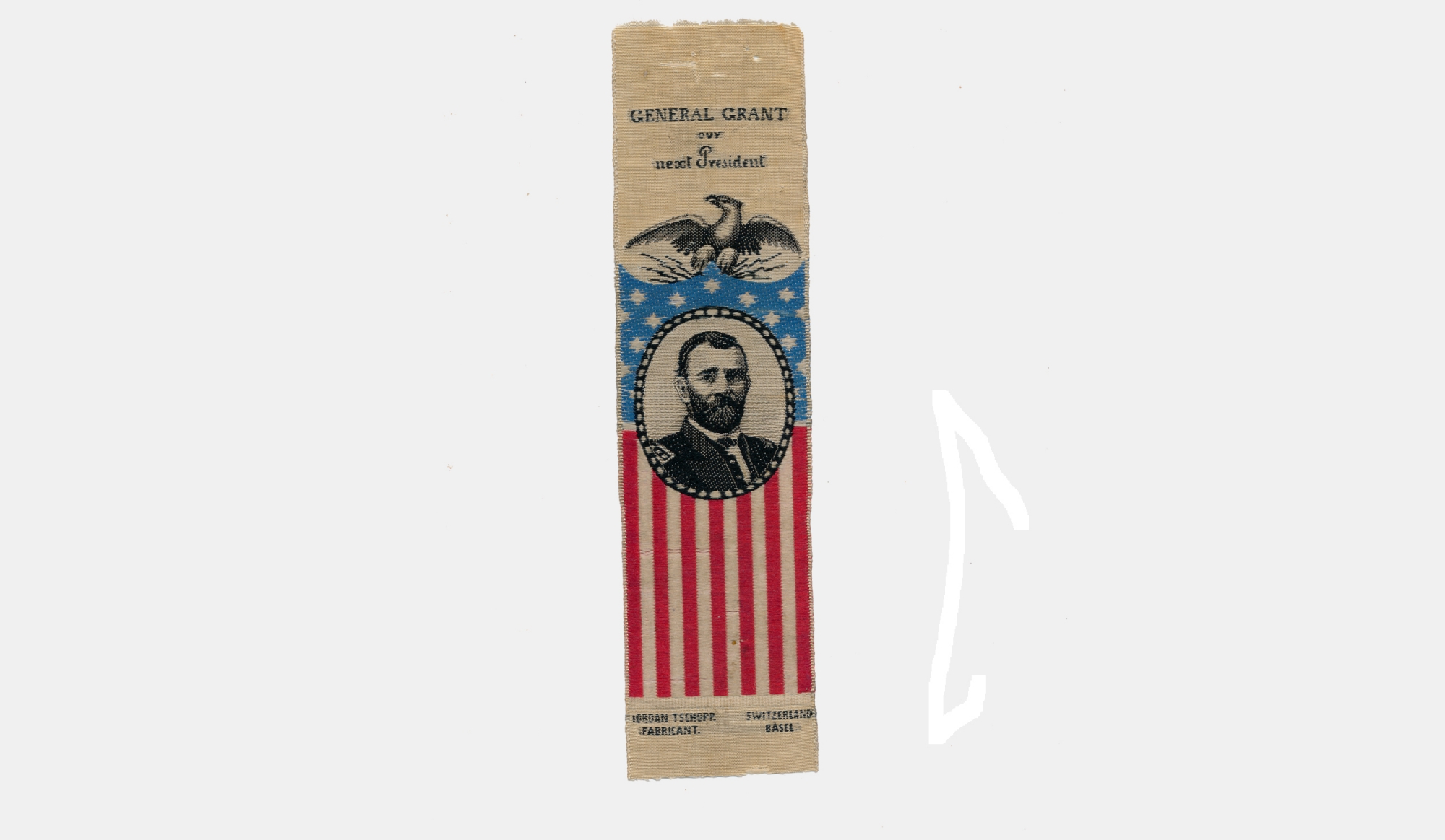 U.S. GRANT PRESIDENTIAL CAMPAIGN RIBBON — Horse Soldier