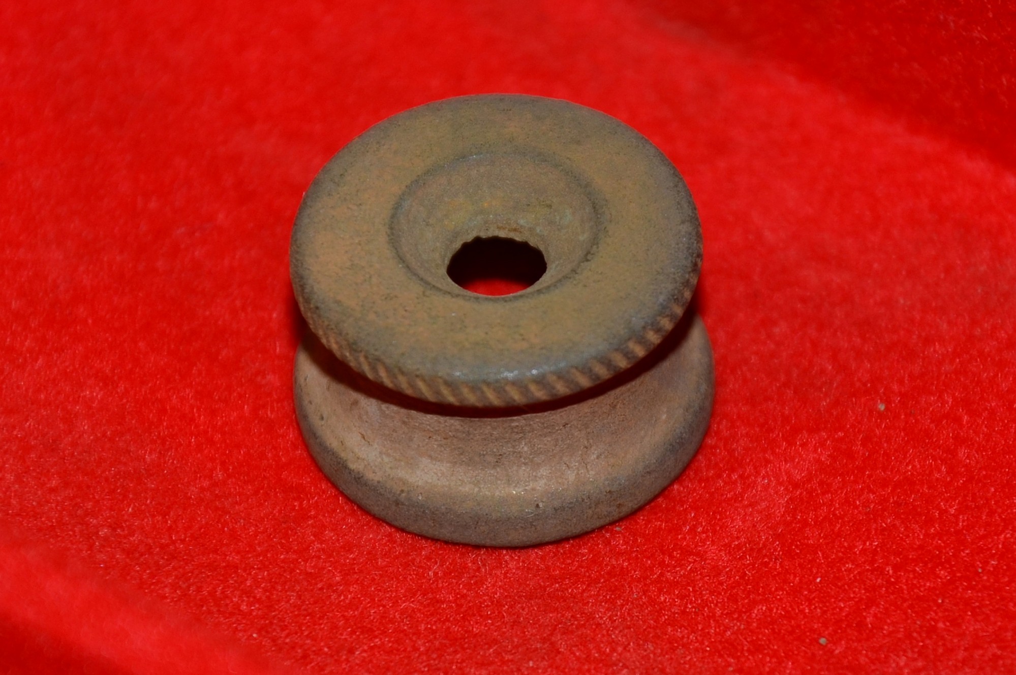 BRASS ENFIELD TOMPION, TOP SECTION, RECOVERED NEAR WILLOUGHBY RUN ...