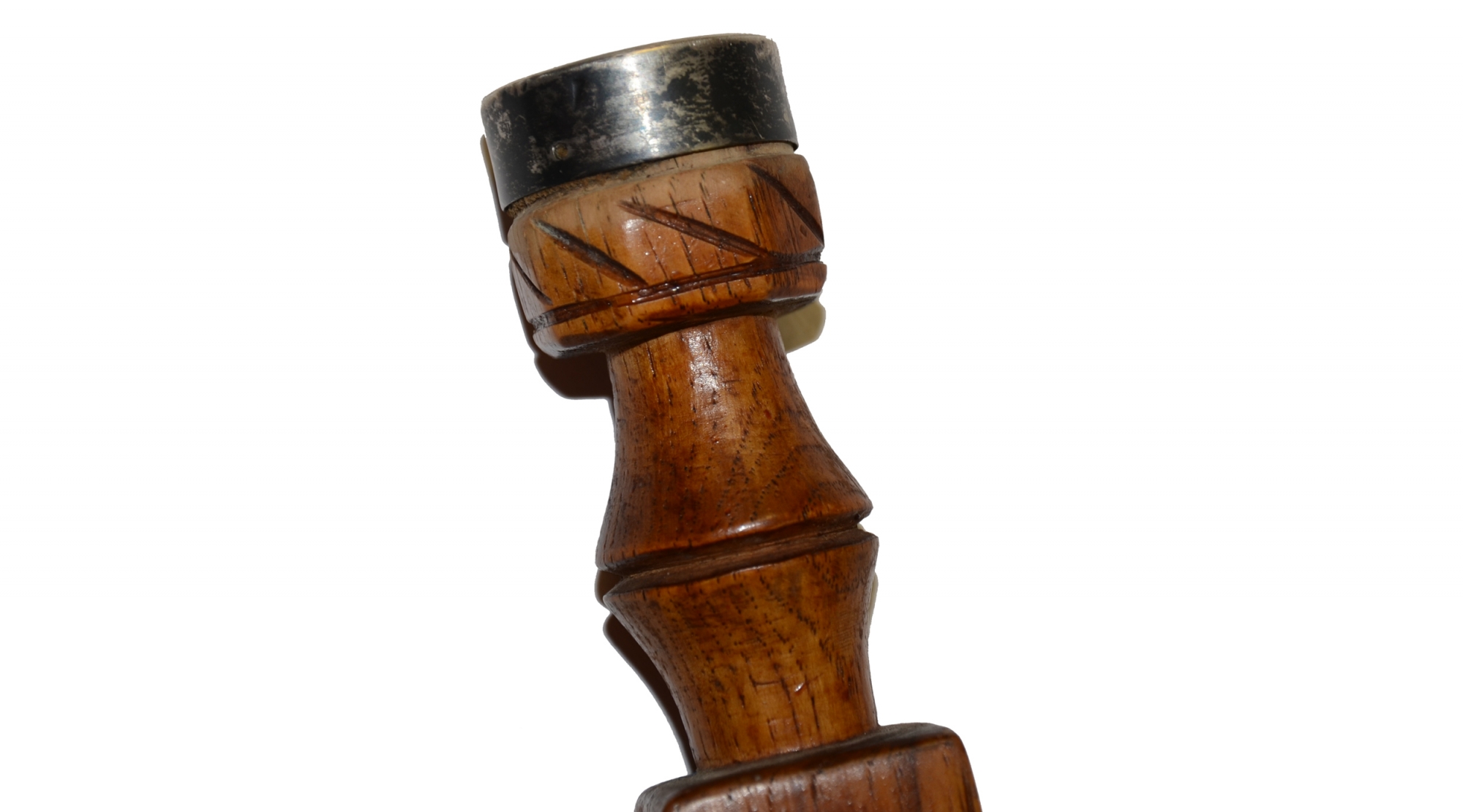 CARVED CANE FROM GETTYSBURG ESTATE — Horse Soldier