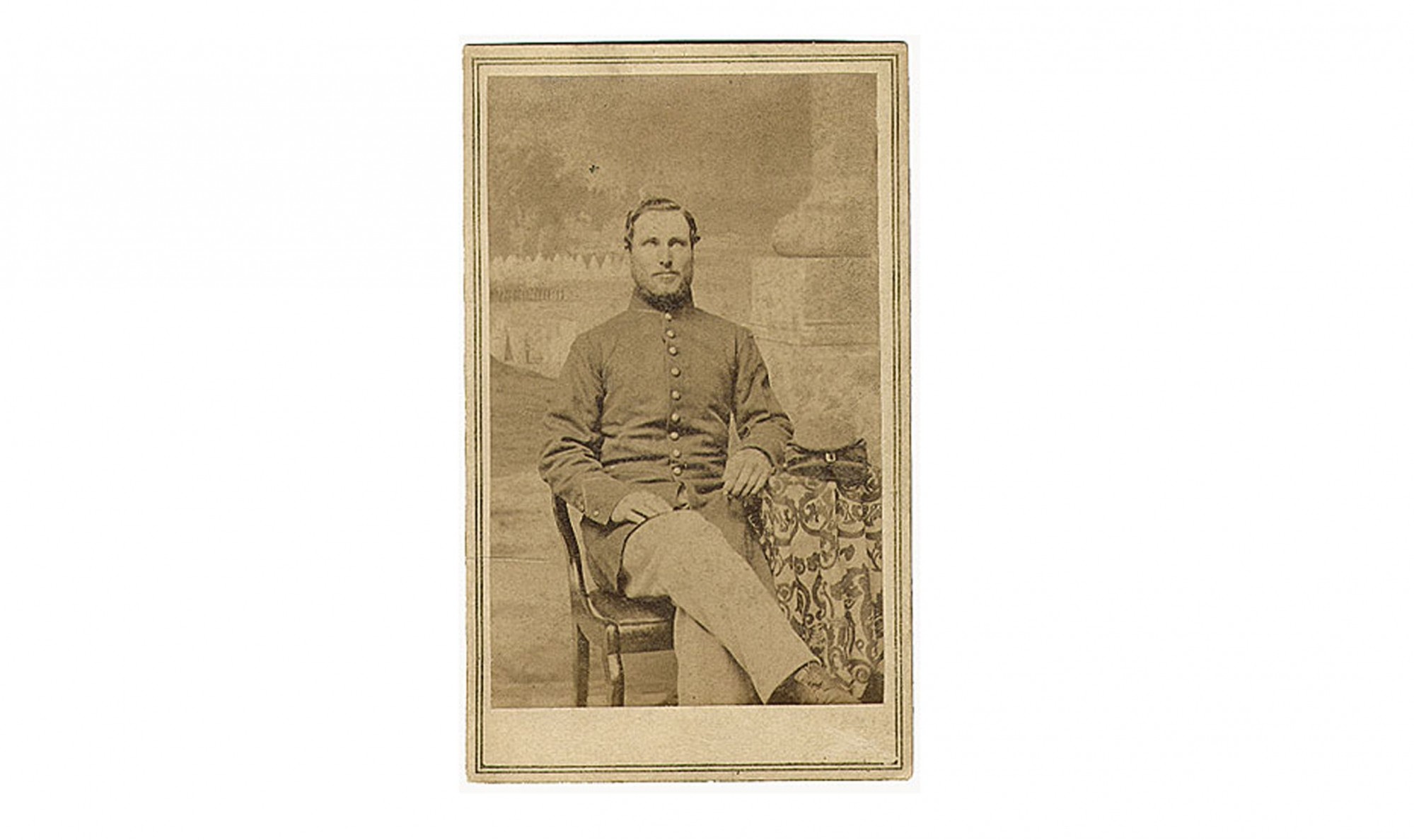 ID'D CDV JAMES WHITE, JR. - 30TH MASSACHUSETTS INFANTRY — Horse Soldier