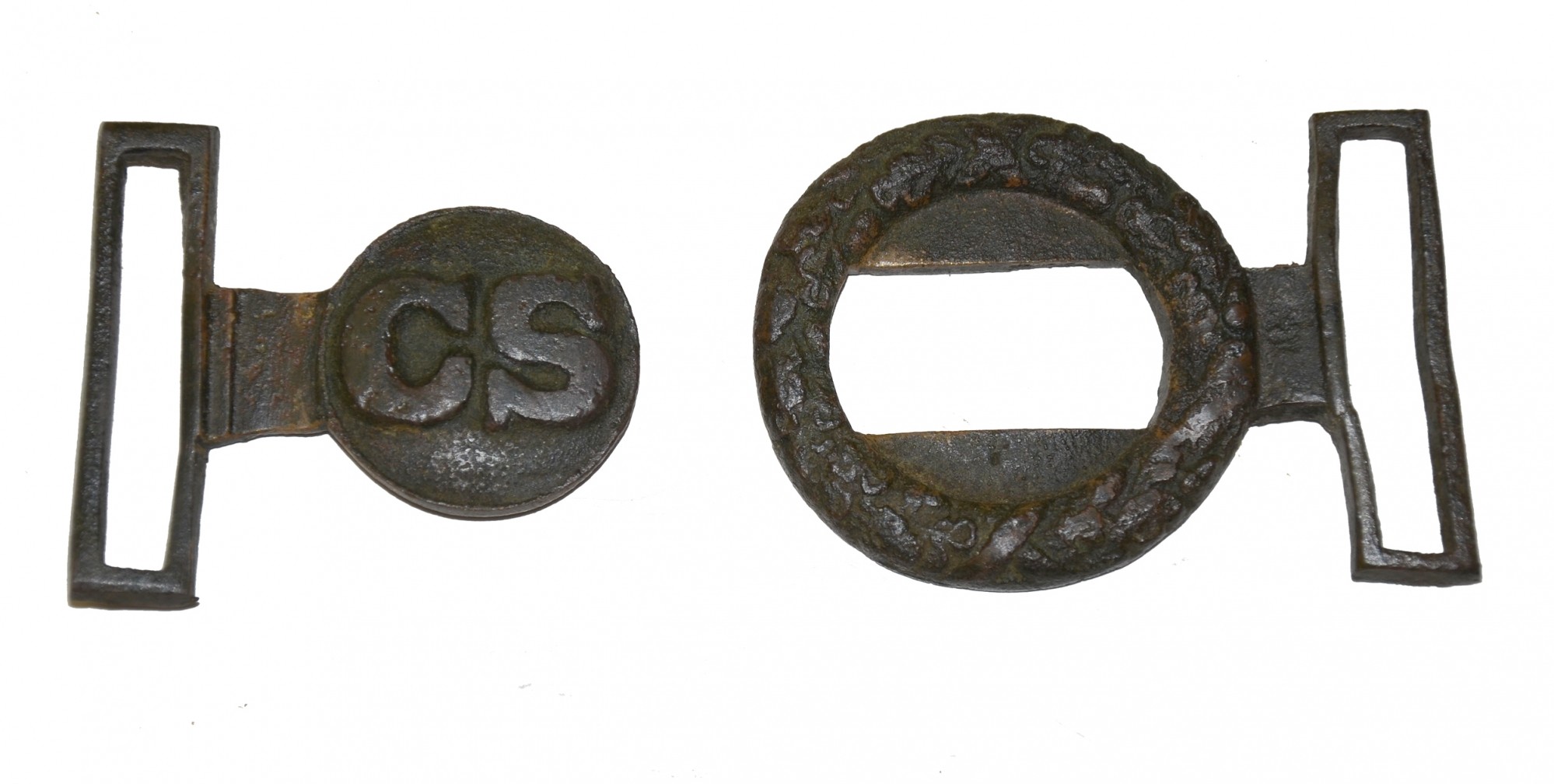 TWO PIECE CONFEDERATE CS BUCKLE — Horse Soldier
