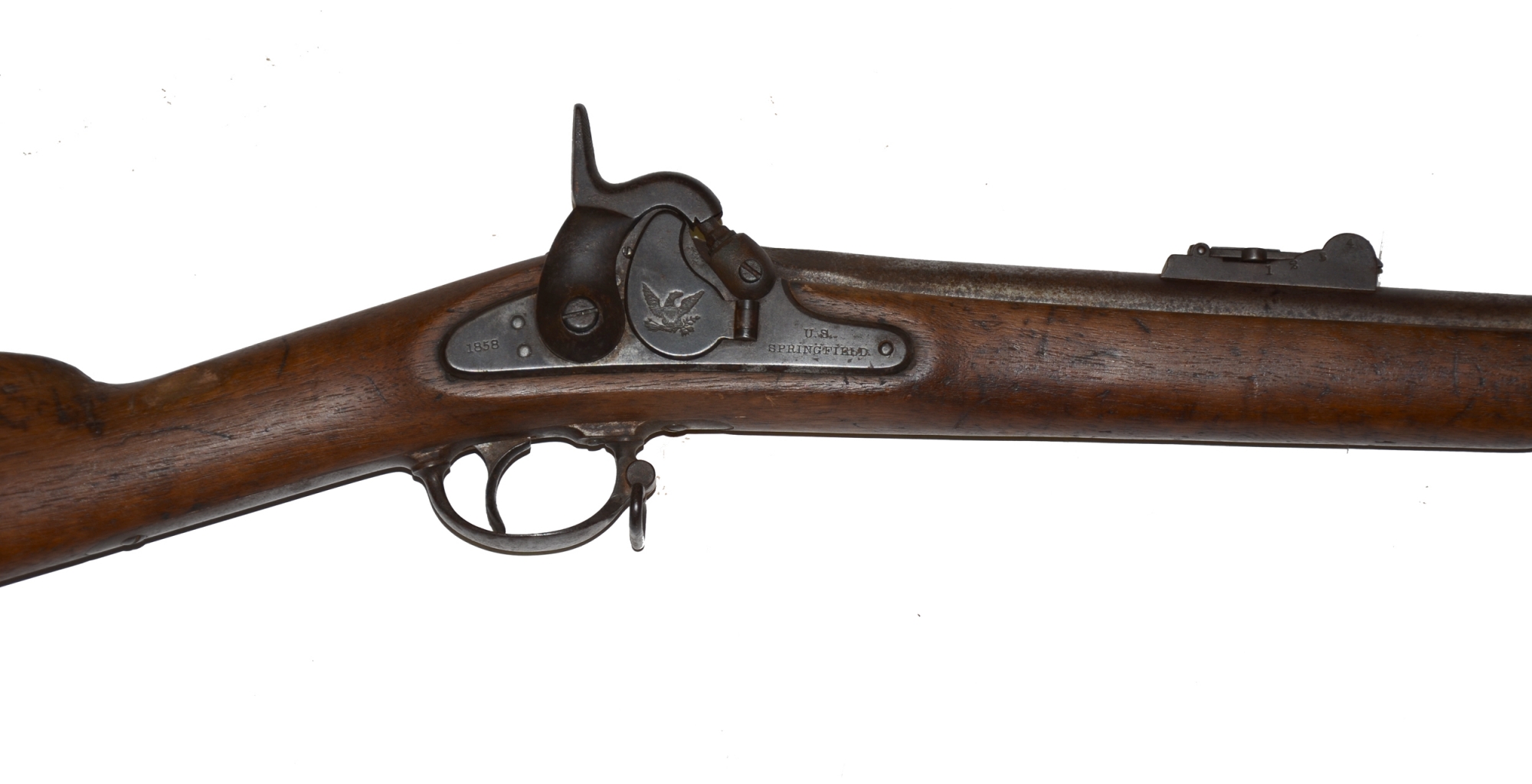 SPRINGFIELD M1855 PERCUSSION RIFLE-MUSKET, DATED 1858 — Horse Soldier
