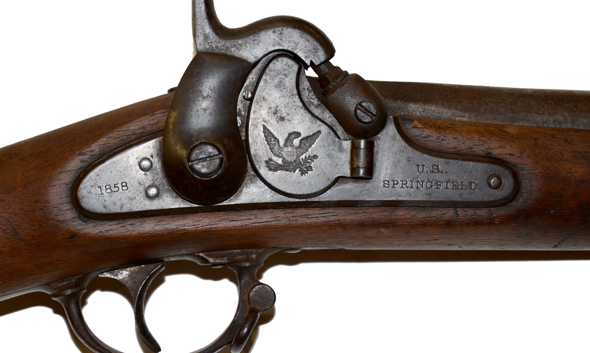 SPRINGFIELD M1855 PERCUSSION RIFLE-MUSKET, DATED 1858 — Horse Soldier