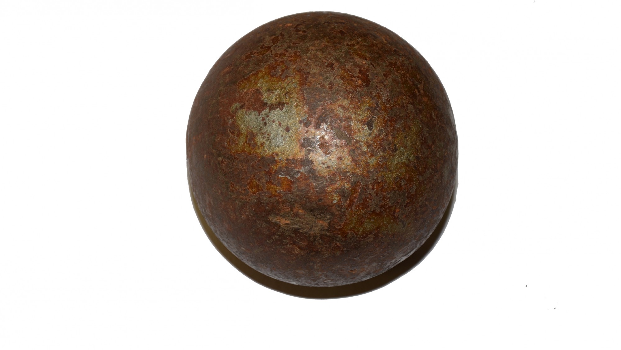 NICE EARLY RECOVERED CS 12 LB. SOLID SHOT — Horse Soldier