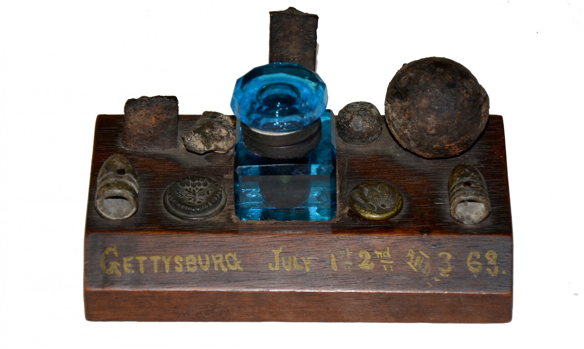 GETTYSBURG RELIC DESK SET — Horse Soldier