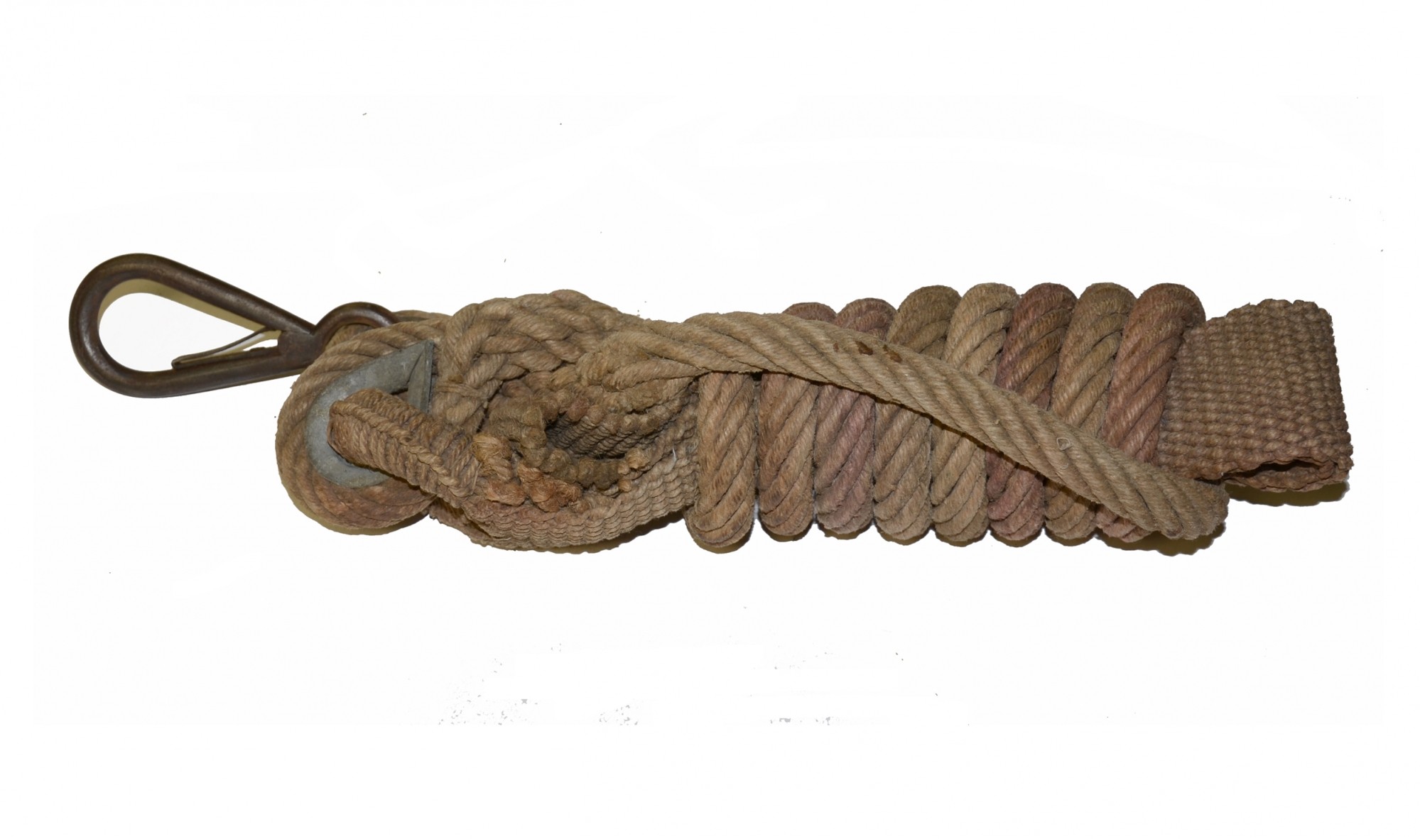 SPANISH-AMERICAN WAR / WORLD WAR ONE ERA BRICOLE ROPE — Horse Soldier