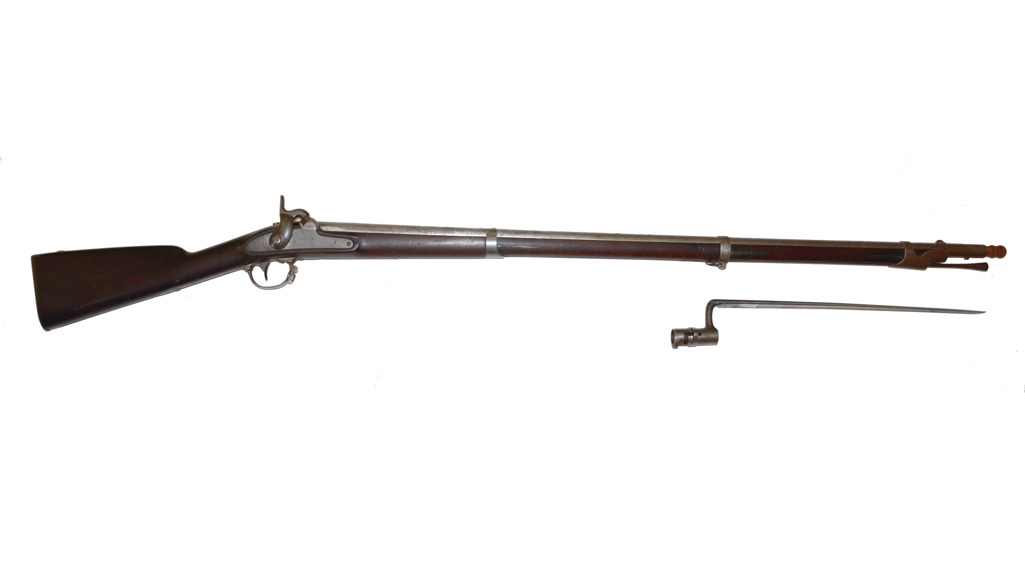 Springfield Model 1842 Musket With Bayonet And Original, 42% OFF