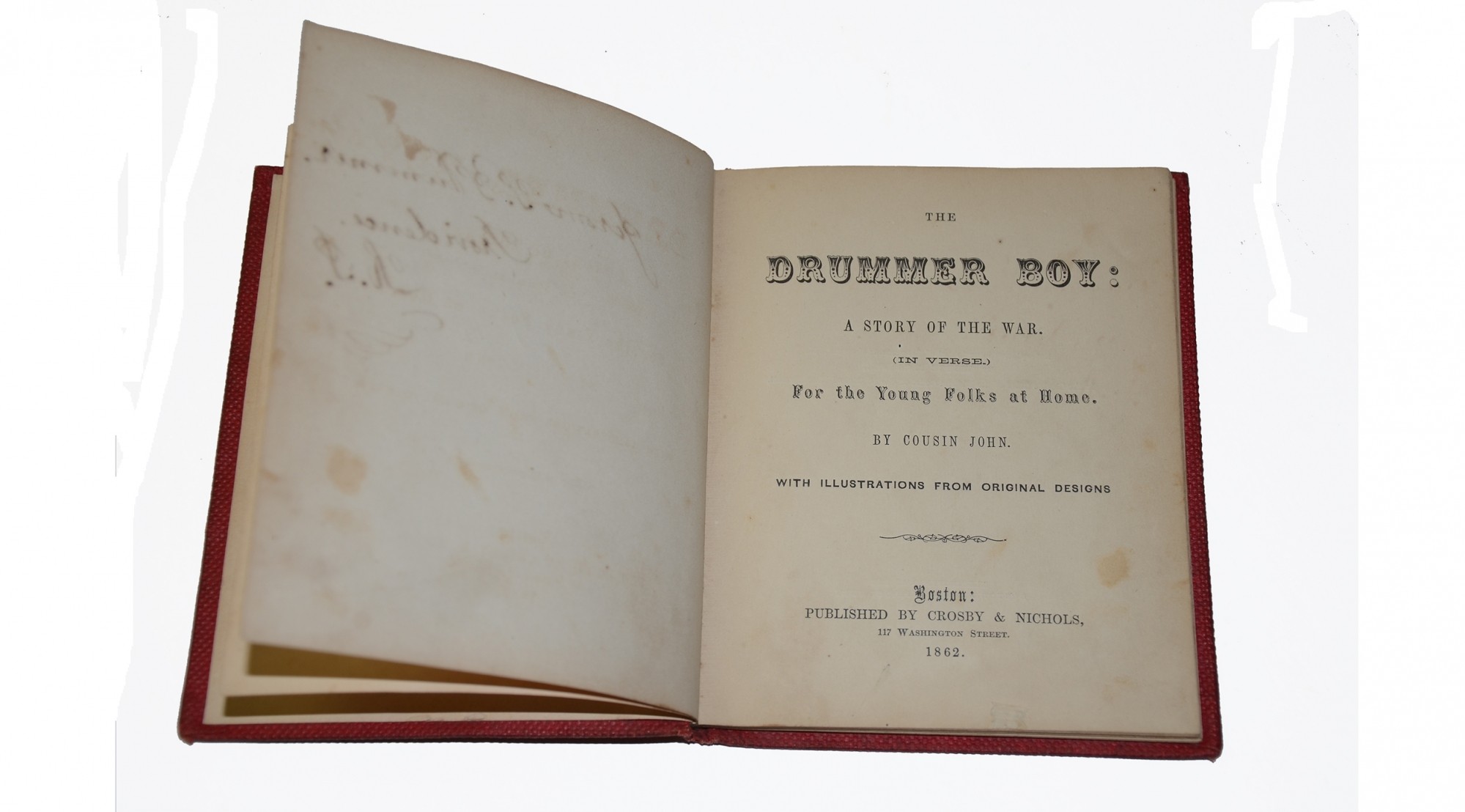 THE DRUMMER BOY, A STORY OF THE WAR, 1862 — Horse Soldier