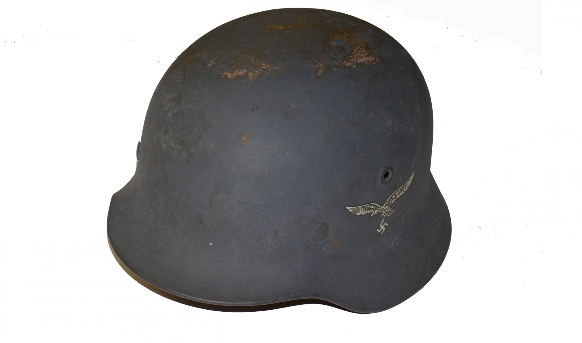 WORLD WAR TWO GERMAN SINGLE DECAL LUFTWAFFE HELMET — Horse Soldier