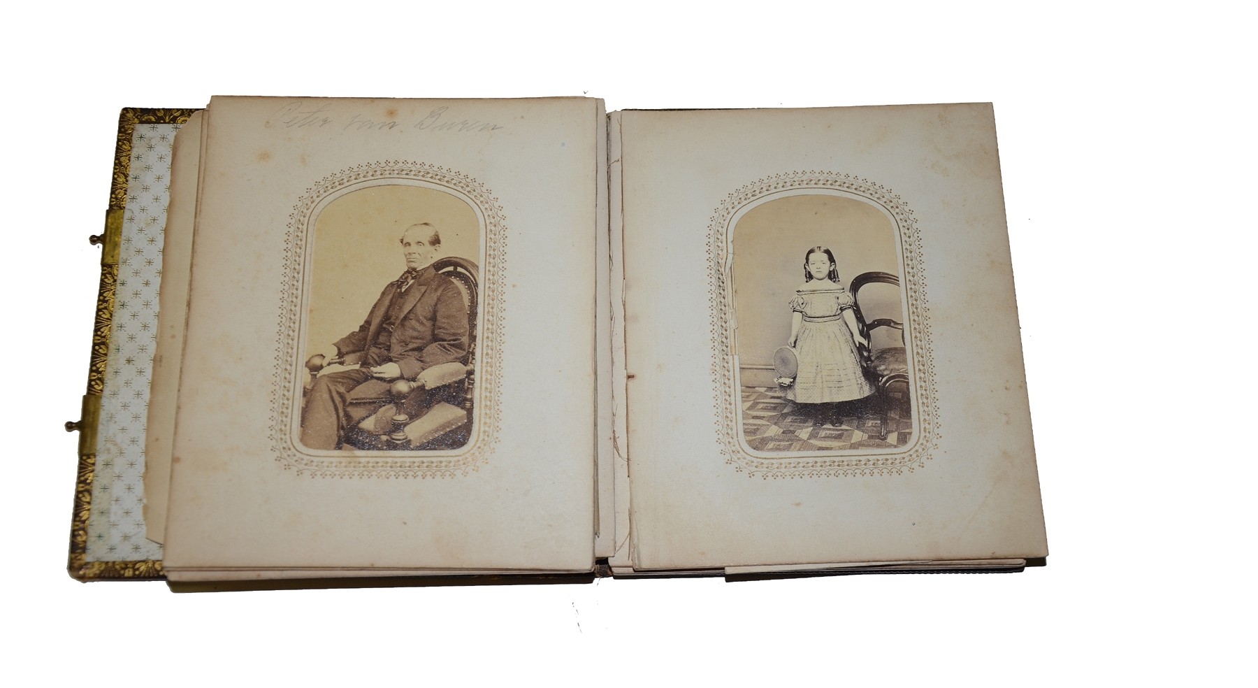 CDV ALBUM OF CIVILIANS WITH NEW YORK & CONNECTICUT BACKMARKS — Horse ...