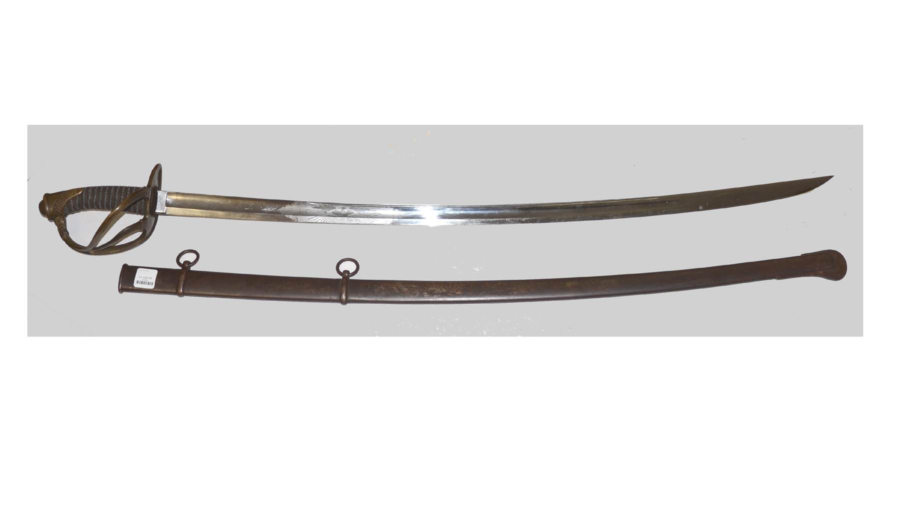 IMPORT MODEL 1840 CAVALRY OFFICER’S SABER WITH SCABBARD — Horse Soldier