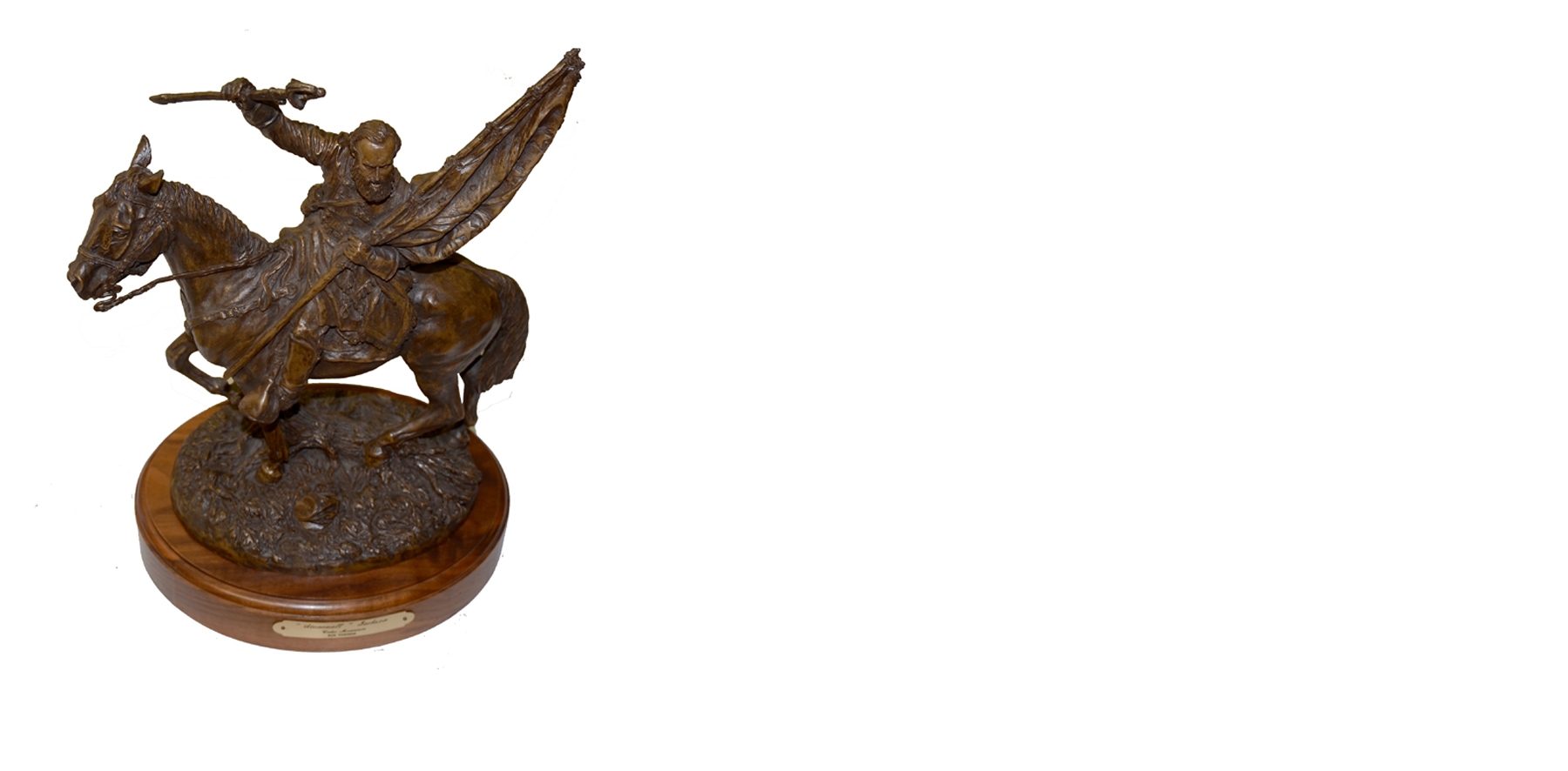 STONEWALL JACKSON AT CEDAR MOUNTAIN - BRONZE SCULPTURE BY RON TUNISON ...