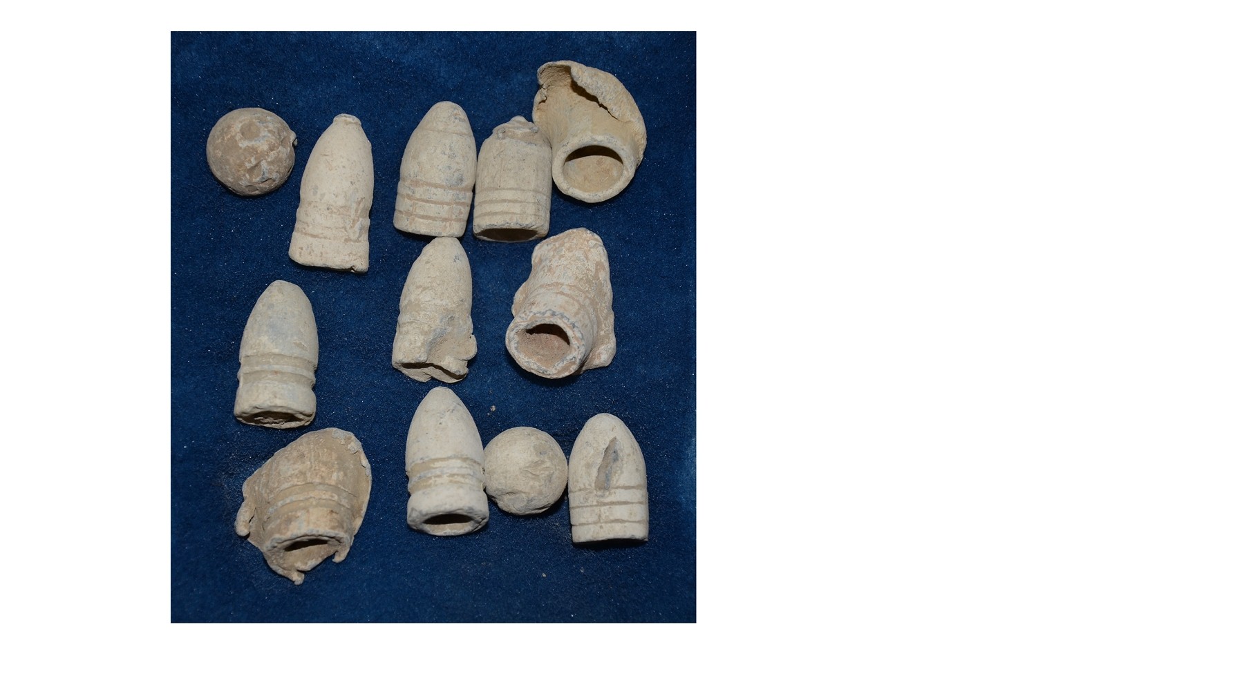 GROUP OF FIRED U.S / C.S. BULLETS RECOVERED FROM GETTYSBURG — Horse Soldier