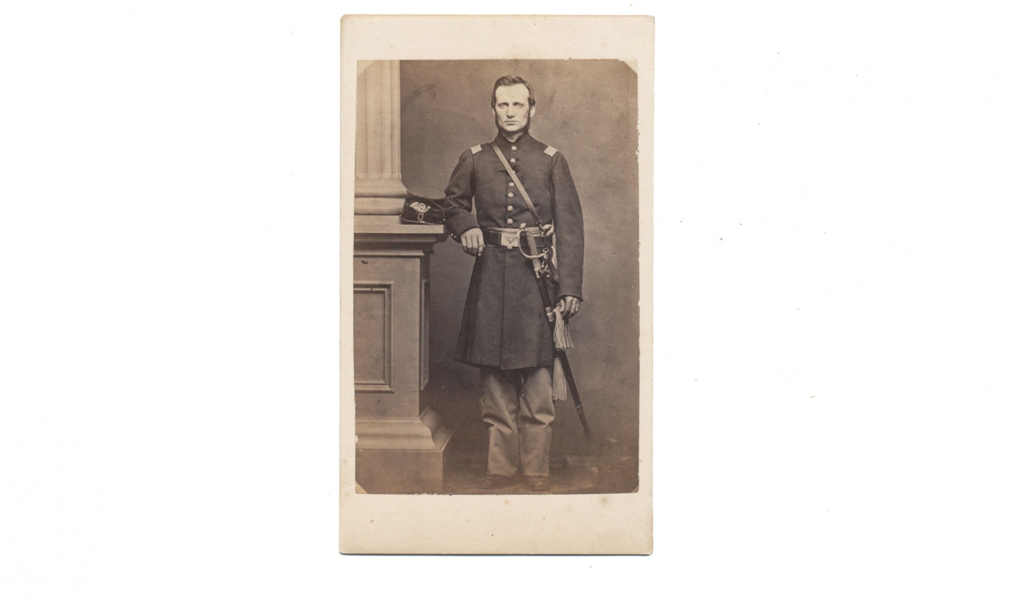 FULL STANDING CDV OF CAPTAIN JOSEPH J. COOPER, 39TH MASSACHUSETTS ...