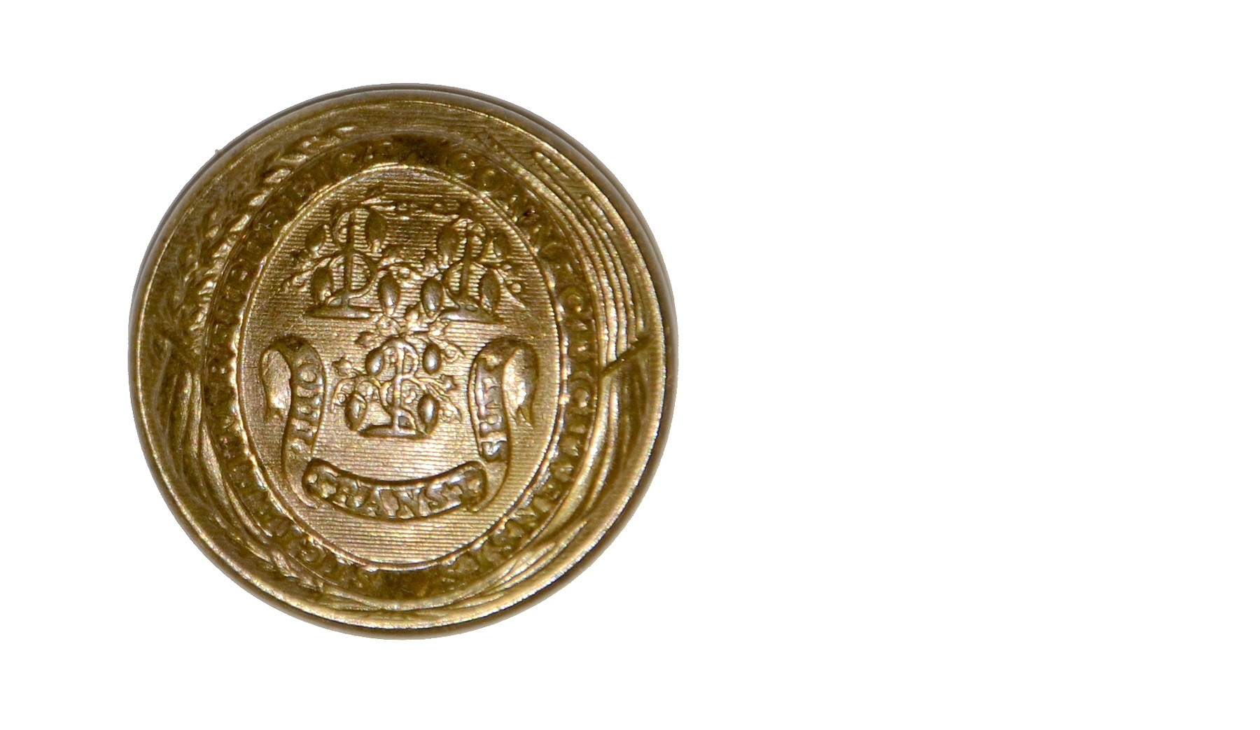 CONNECTICUT STATE SEAL BUTTON (CT17B) — Horse Soldier