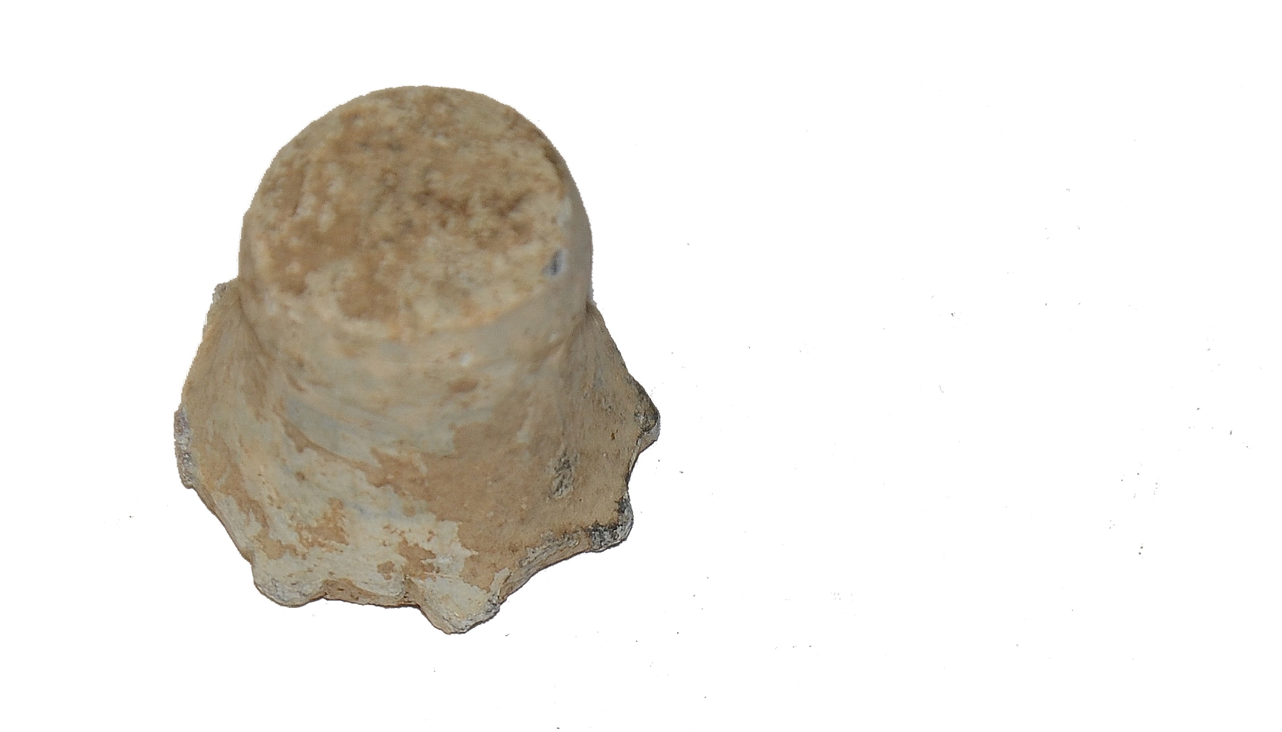 TOMPION CARVED FROM BULLET RECOVERED FROM GETTYSBURG — Horse Soldier