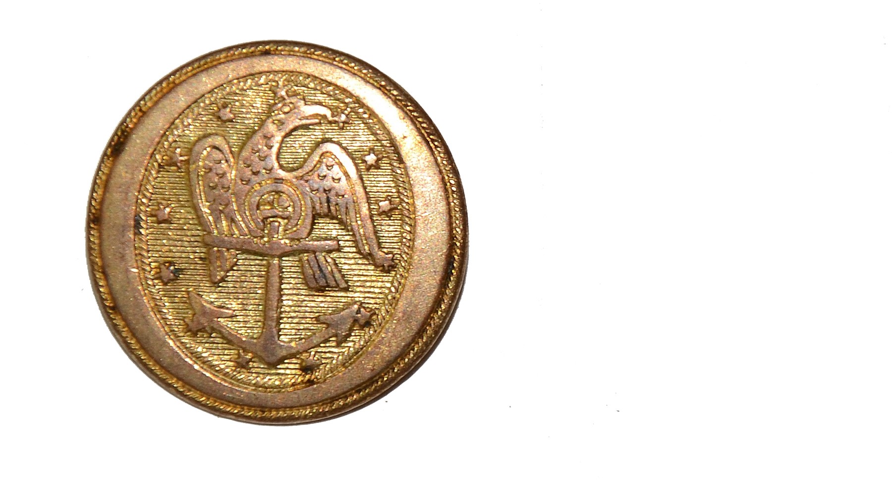 UNITED STATES NAVY BUTTON (NA87) — Horse Soldier