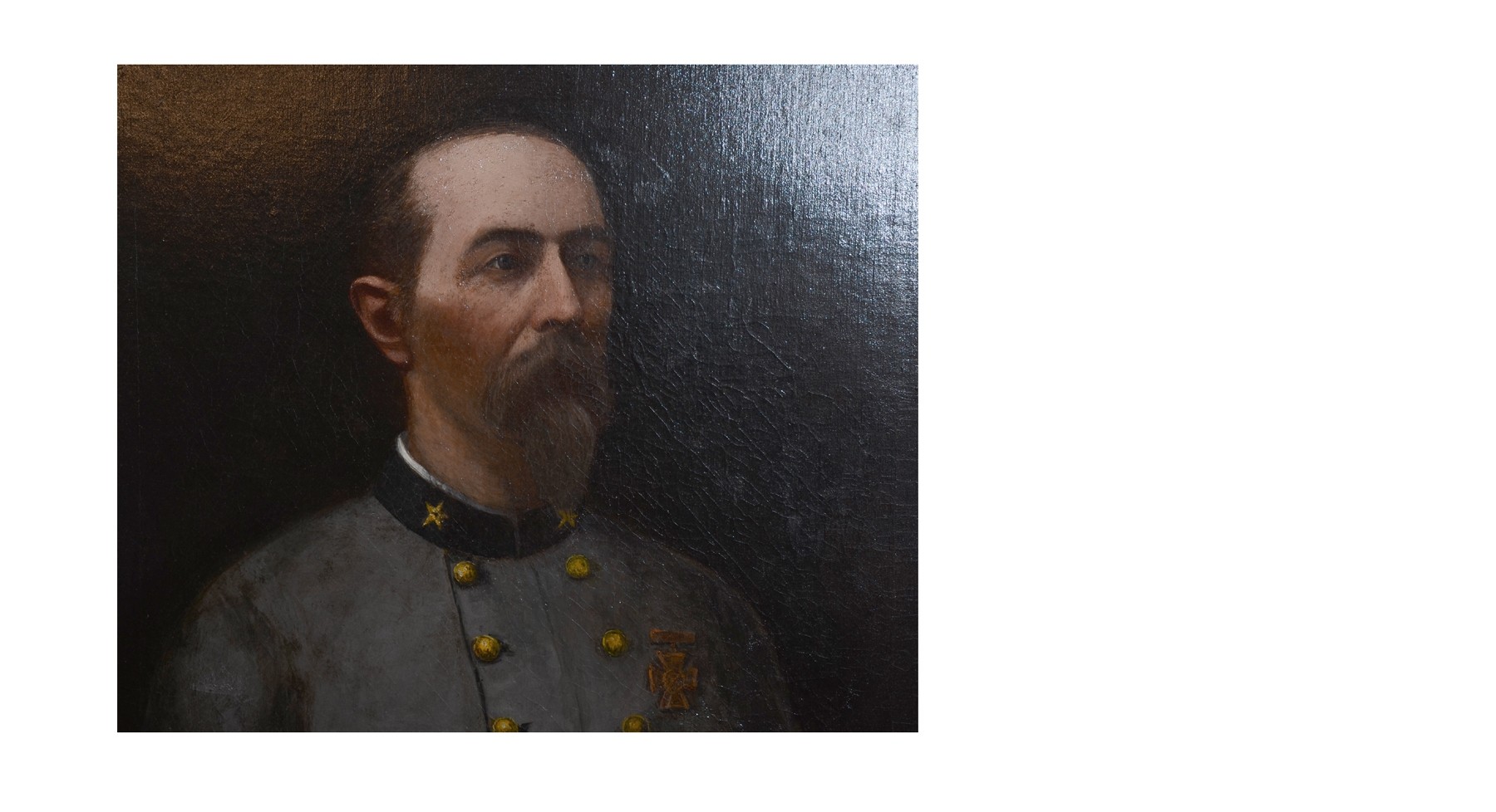 FRAMED OIL ON CANVAS PAINTING OF DR. JAMES H. SOUTHALL, 55TH VIRGINIA ...