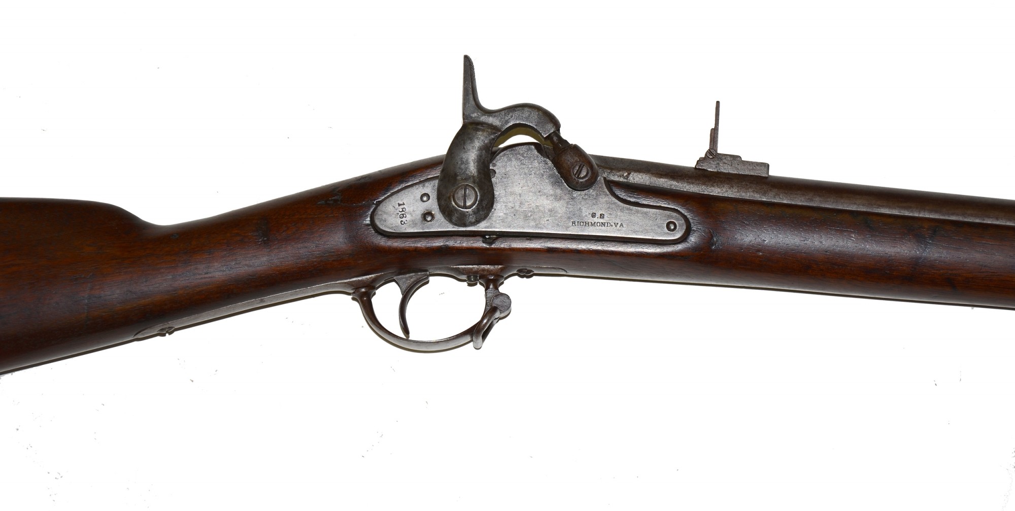 LOW HUMP RICHMOND RIFLE-MUSKET DATED 1863 — Horse Soldier