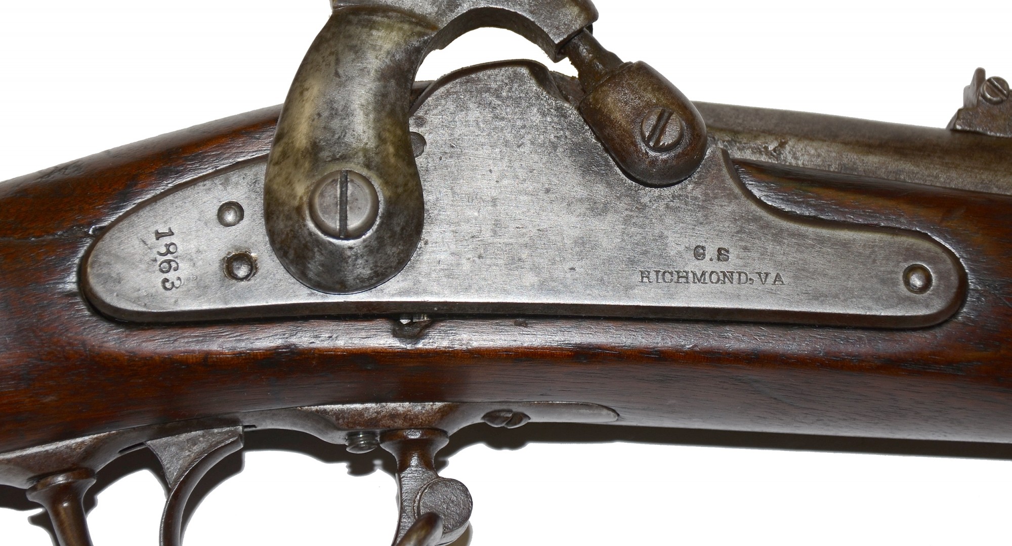 LOW HUMP RICHMOND RIFLE-MUSKET DATED 1863 — Horse Soldier