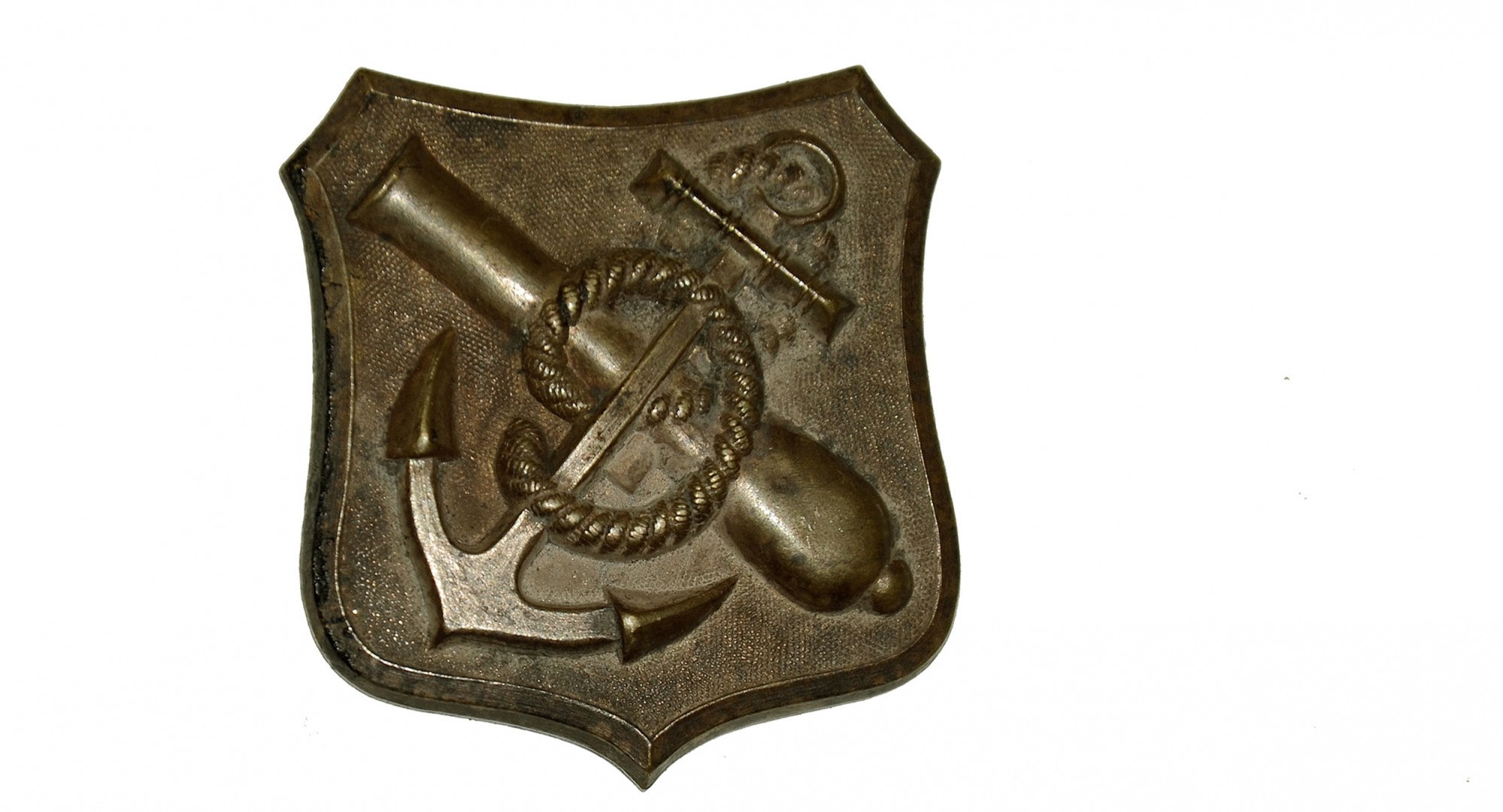 STAMPED BRASS 9TH CORPS BADGE — Horse Soldier