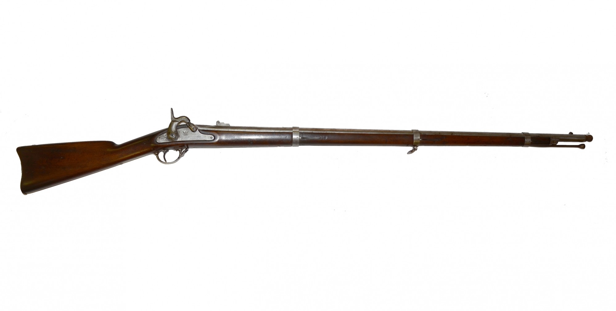 U.S. SPRINGFIELD MODEL 1861 RIFLE MUSKET, DATED 1861 — Horse Soldier