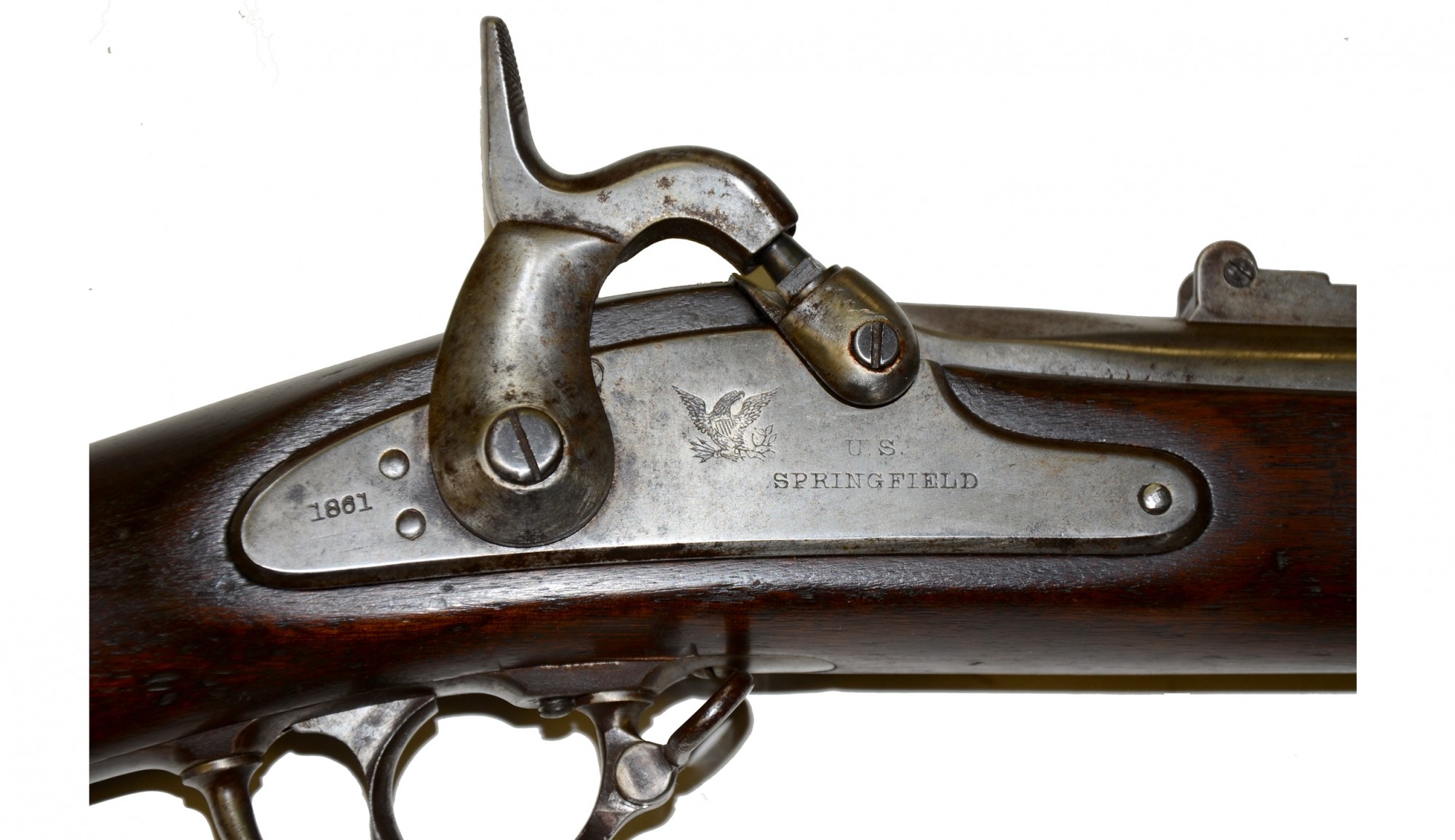 U.S. SPRINGFIELD MODEL 1861 RIFLE MUSKET, DATED 1861 — Horse Soldier