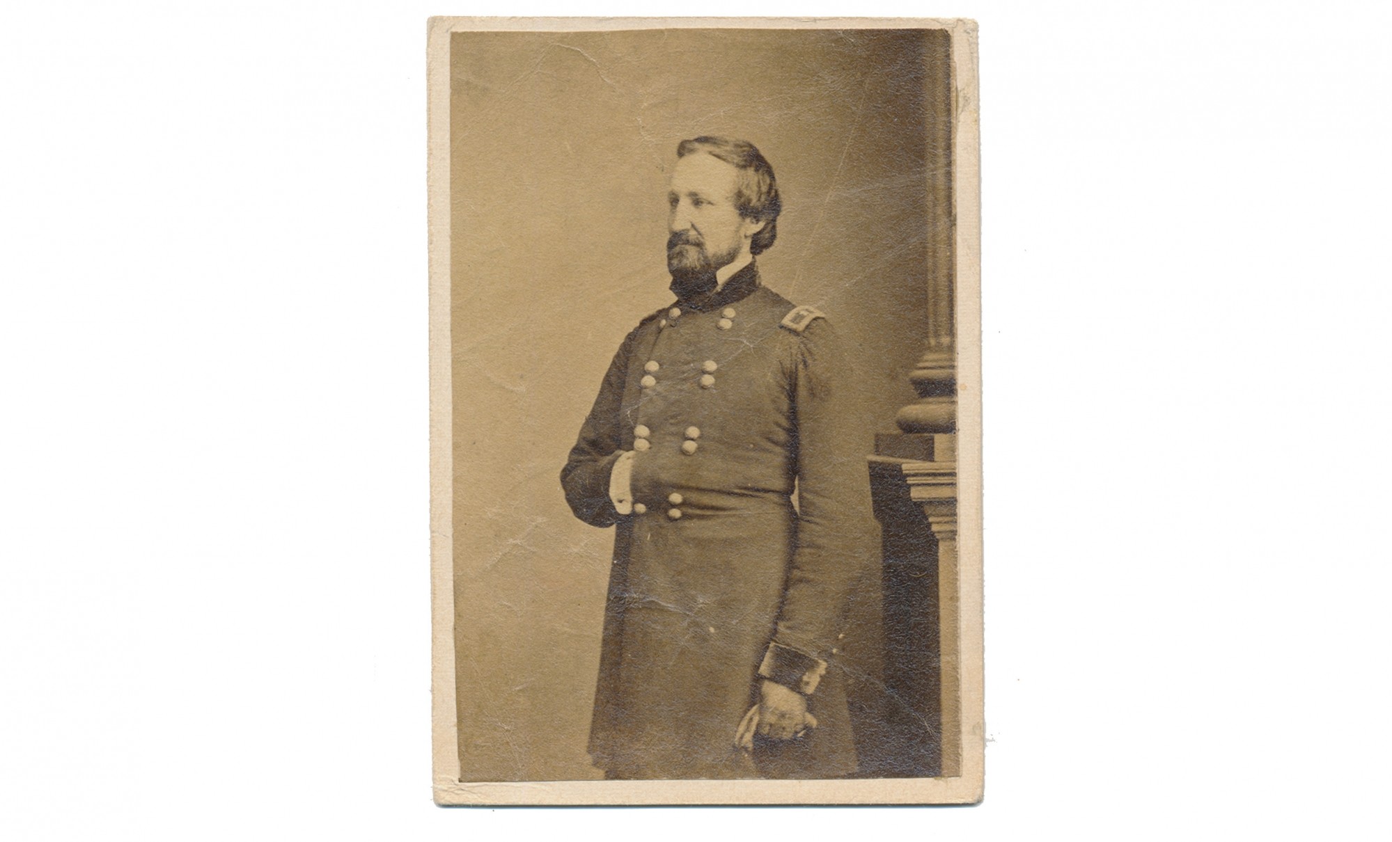 CDV GENERAL WILLIAM STARKE ROSECRANS — Horse Soldier