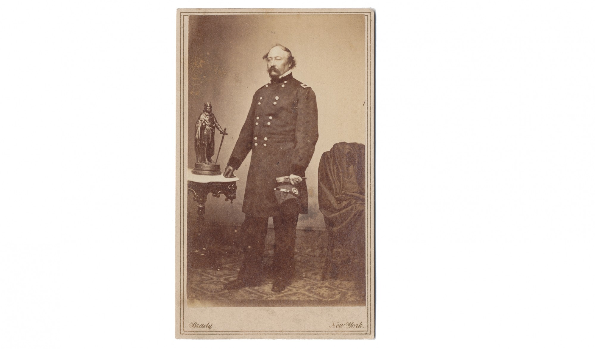 FULL STANDING CDV OF MAJOR GENERAL WILLIAM H. FRENCH BY BRADY — Horse ...