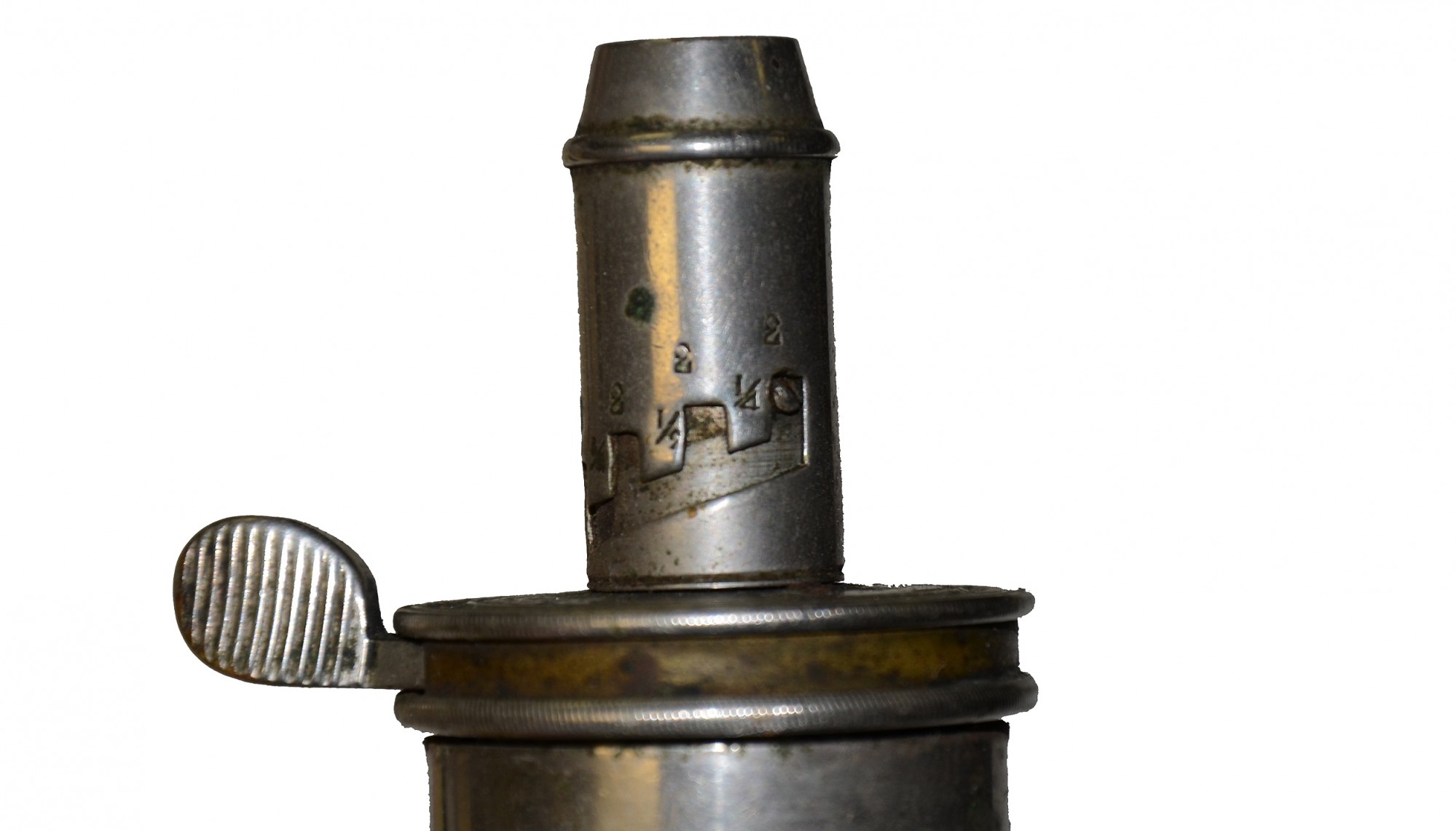 WHITE METAL POWDER FLASK — Horse Soldier