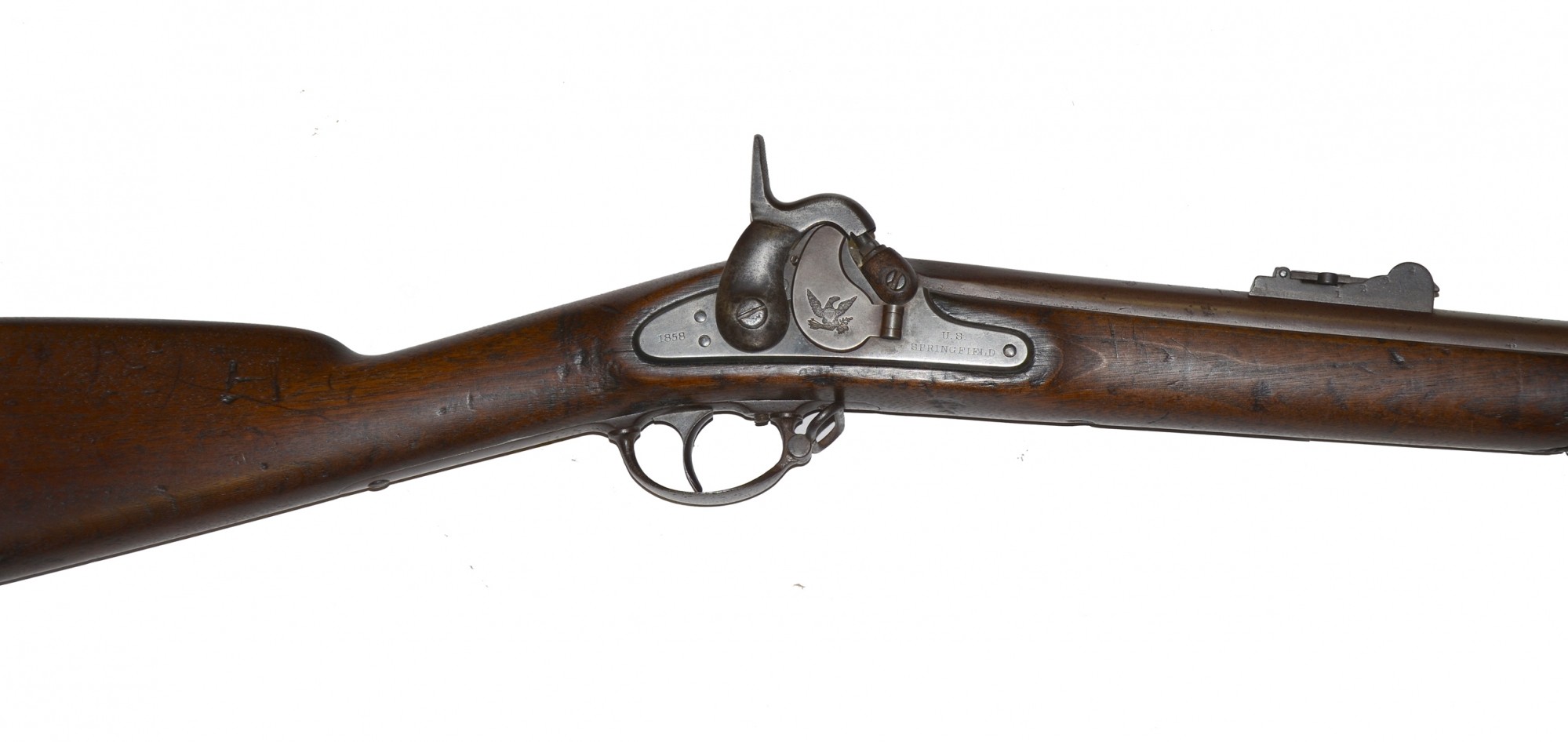 SPRINGFIELD M1855 PERCUSSION RIFLE-MUSKET, DATED 1858 — Horse Soldier