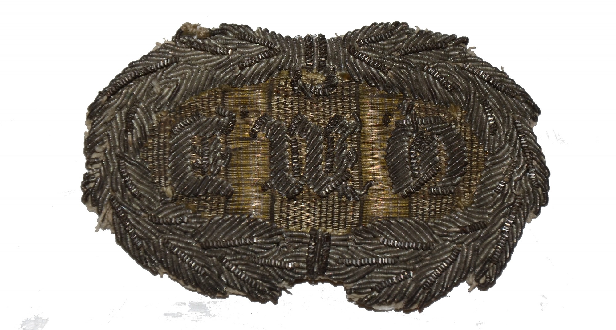 EMBROIDERED QUARTER MASTER’S HAT INSIGNIA — Horse Soldier