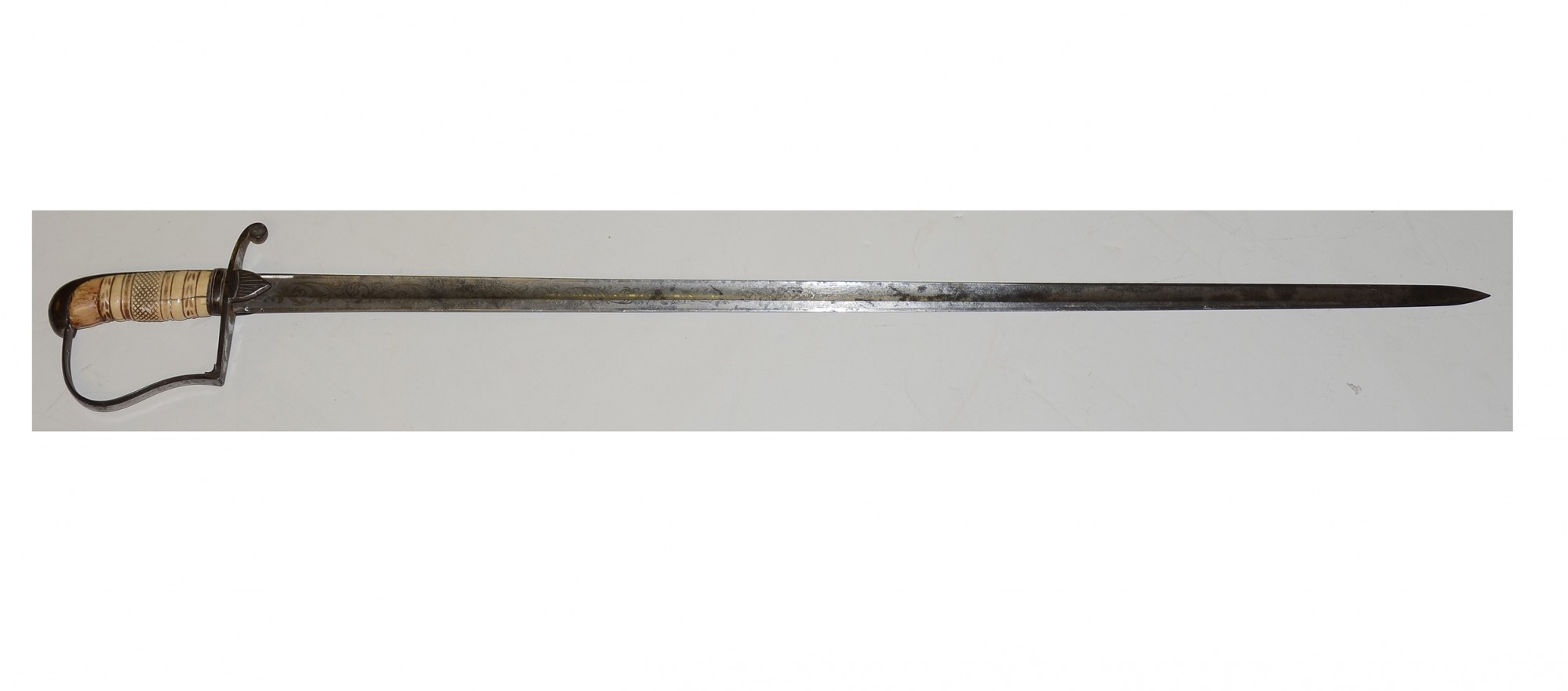 C. 1820 INFANTRY OFFICER’S SWORD WITH PILLLOW POMMEL — Horse Soldier