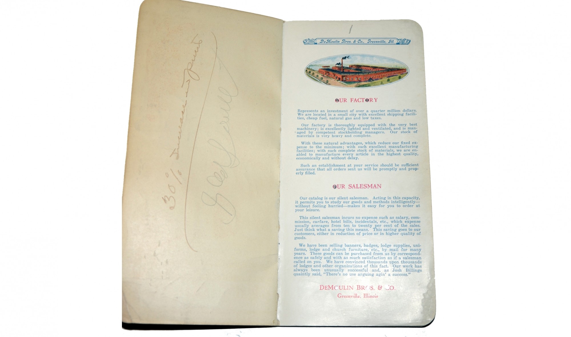 LOT OF THREE BADGE & FLAG CATALOGS — Horse Soldier