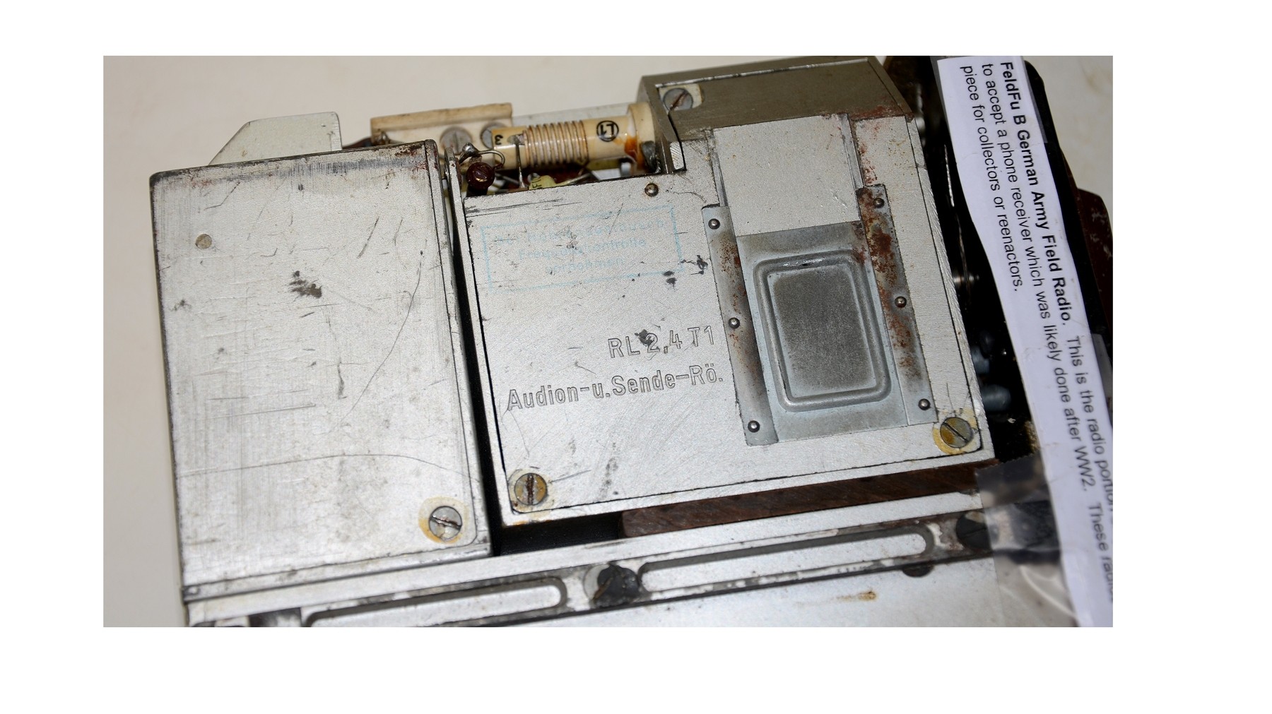 WORLD WAR TWO GERMAN ARMY FIELD RADIO — Horse Soldier