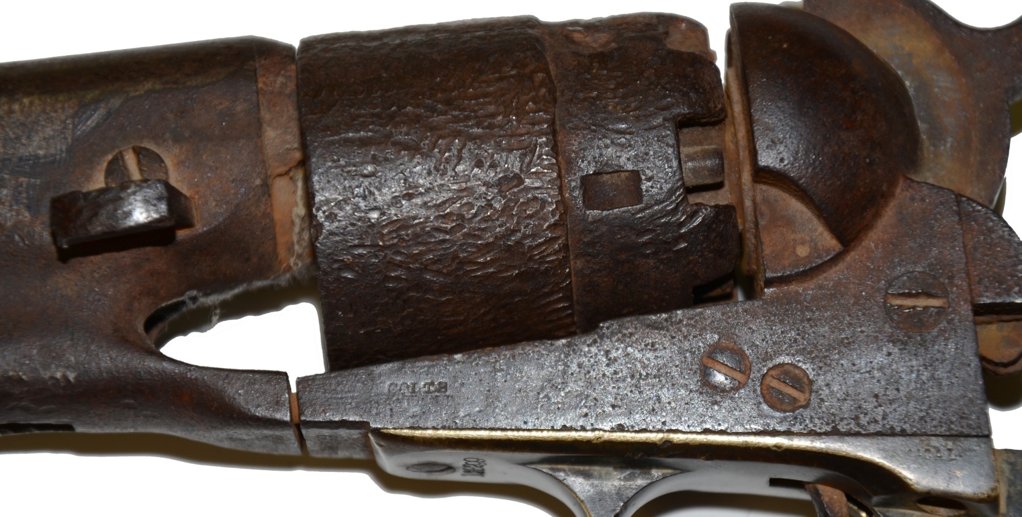 RELIC MODEL 1860 COLT REVOLVER FROM TEXAS — Horse Soldier