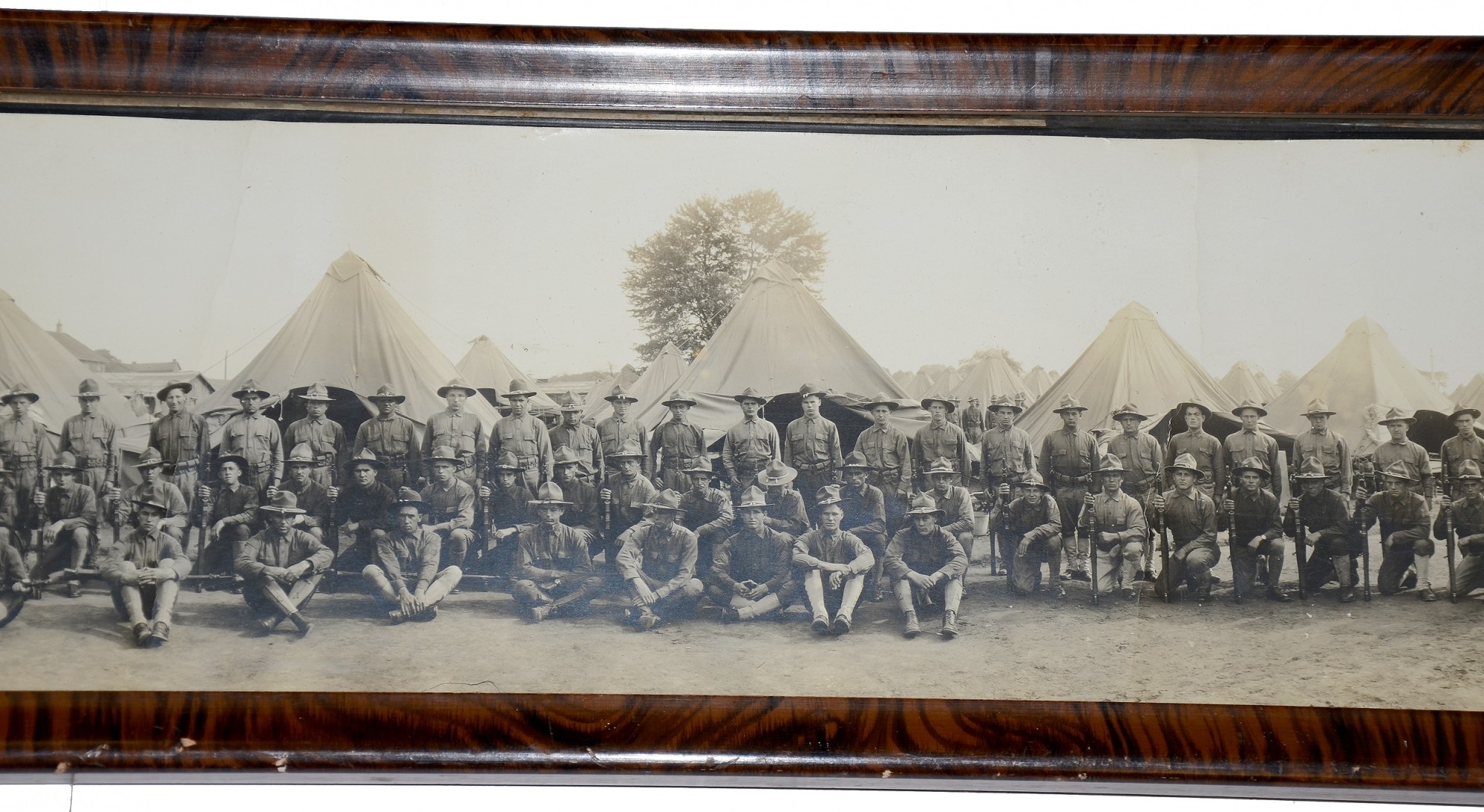 YARD LONG PHOTO OF THE 58TH US INFANTRY AT GETTYSBURG 1917 — Horse Soldier