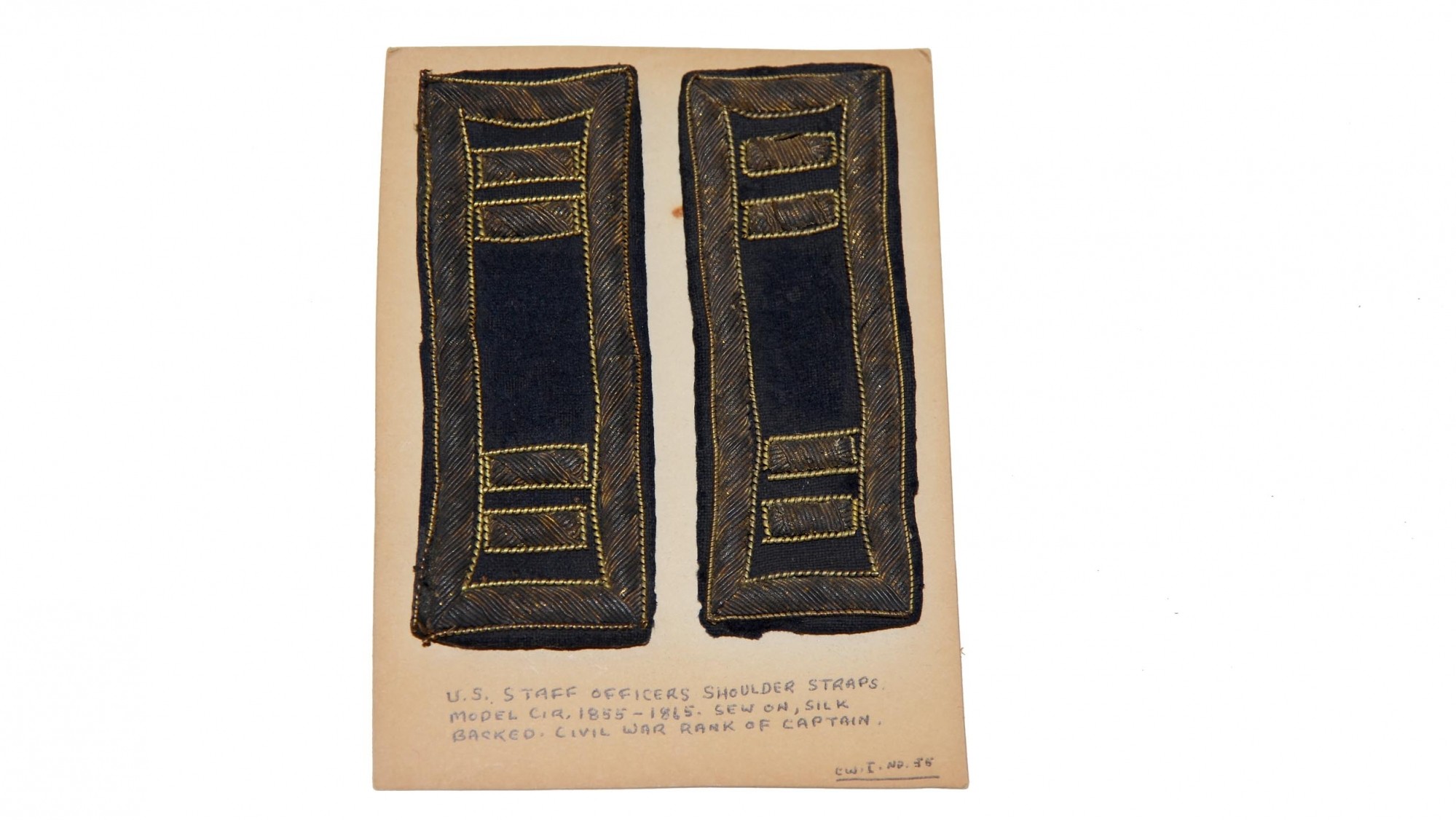 CAPTAIN OF STAFF SHOULDER STRAPS — Horse Soldier