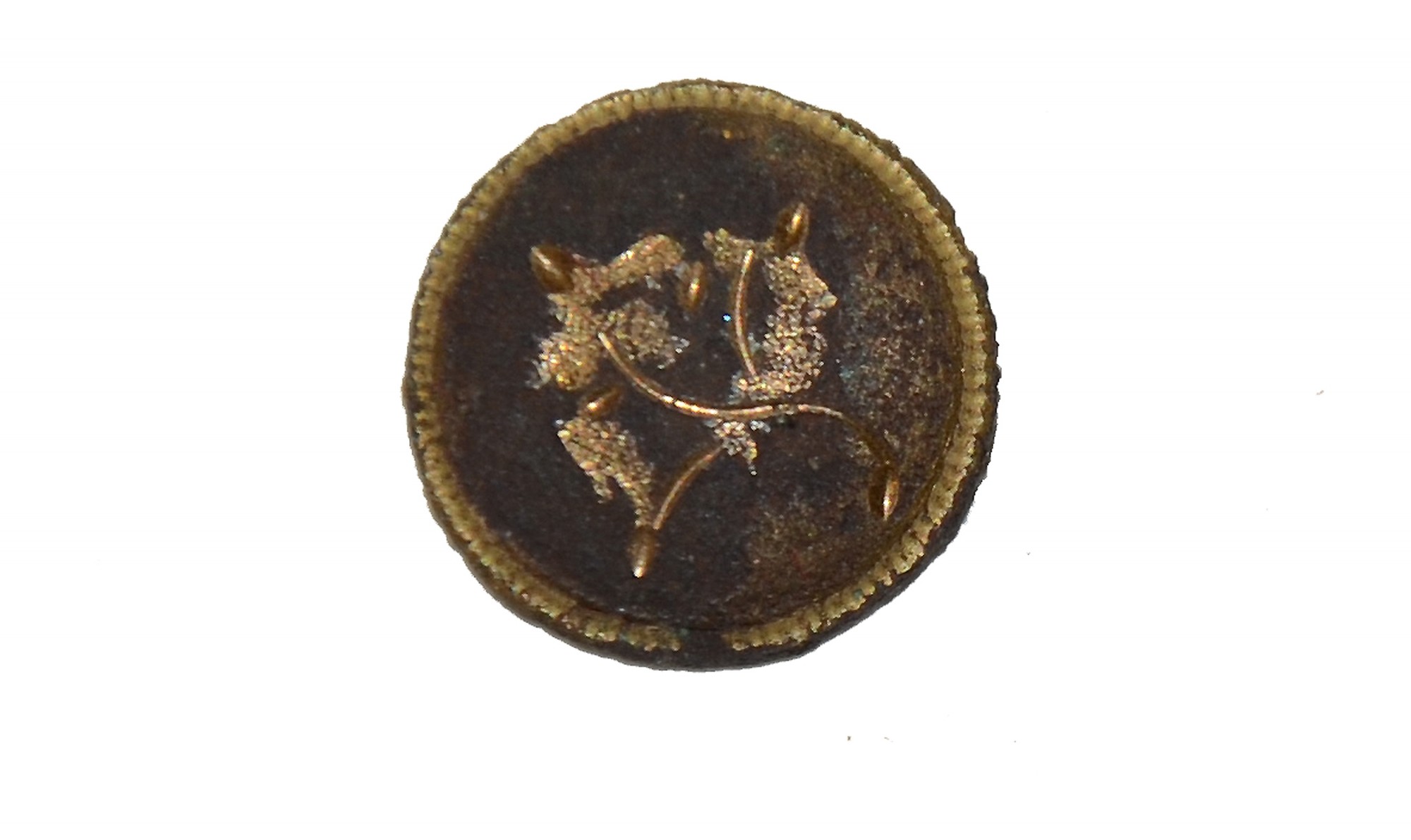 US/CS FLOWER SHIRT/CUFF BUTTON FOUND ALONG WEST CONFEDERATE AVENUE ...