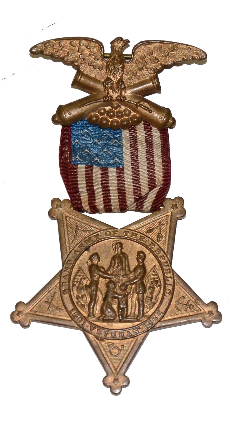 GAR MEMBERSHIP BADGE — Horse Soldier