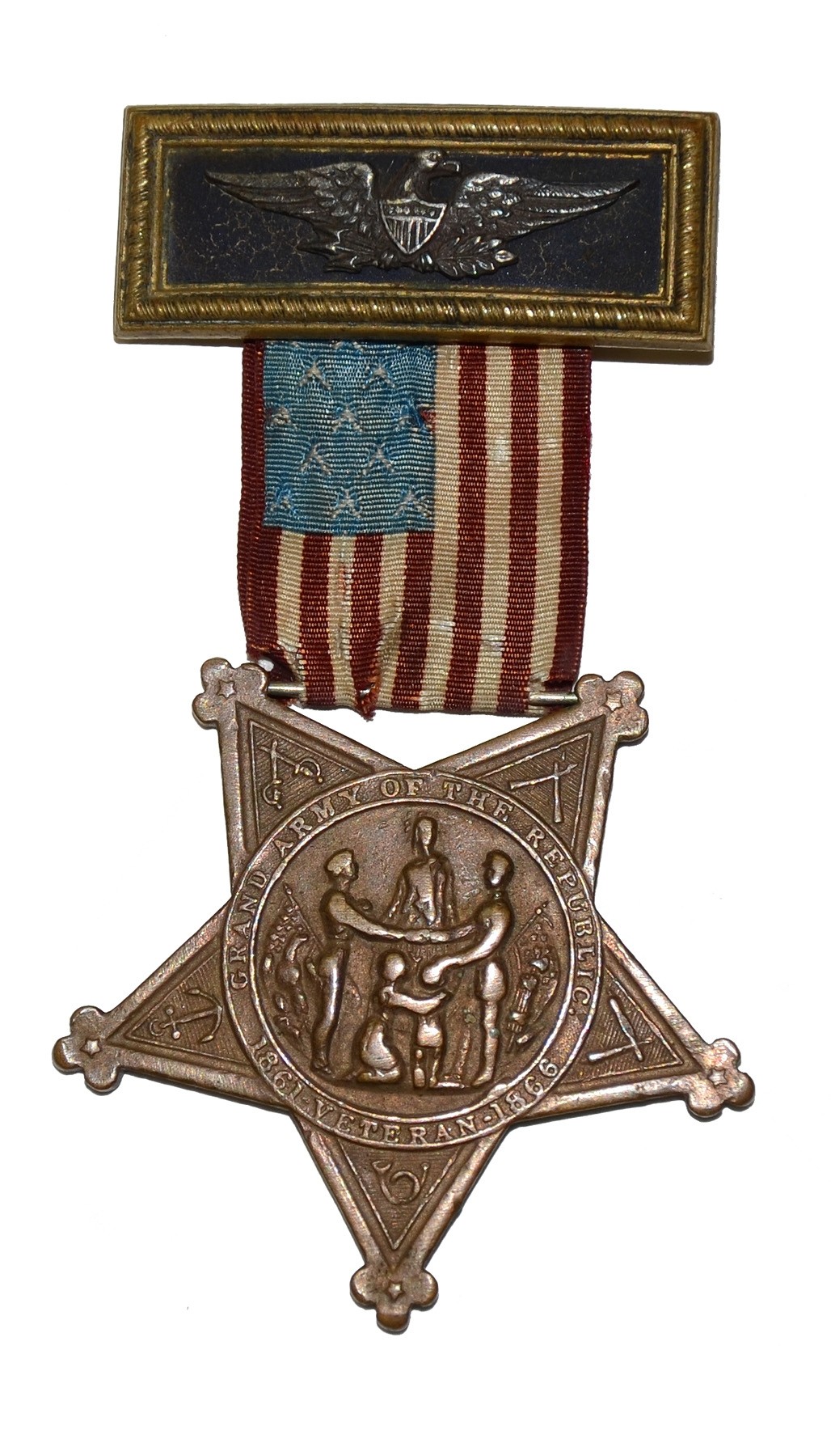 GAR NATIONAL OFFICER’S MEMBERSHIP BADGE — Horse Soldier
