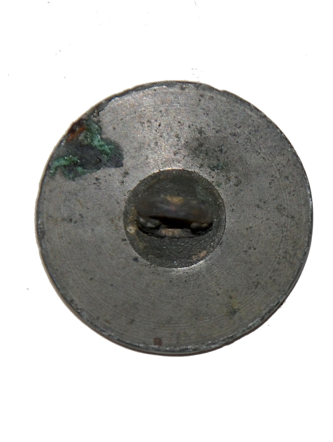LARGE COLONIAL PEWTER BUTTON, CIRCA 1820 — Horse Soldier