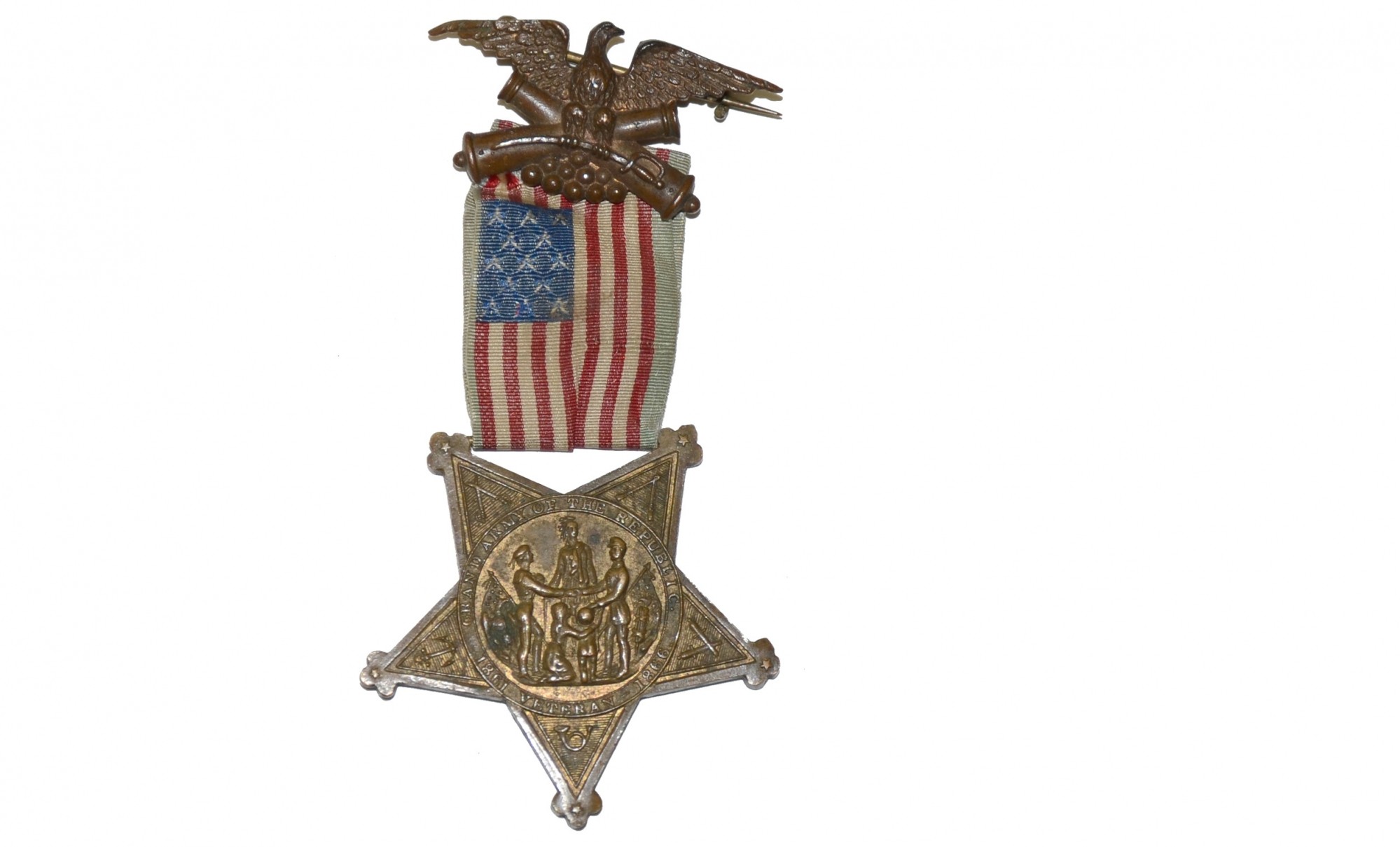 GAR MEMBERSHIP BADGE — Horse Soldier
