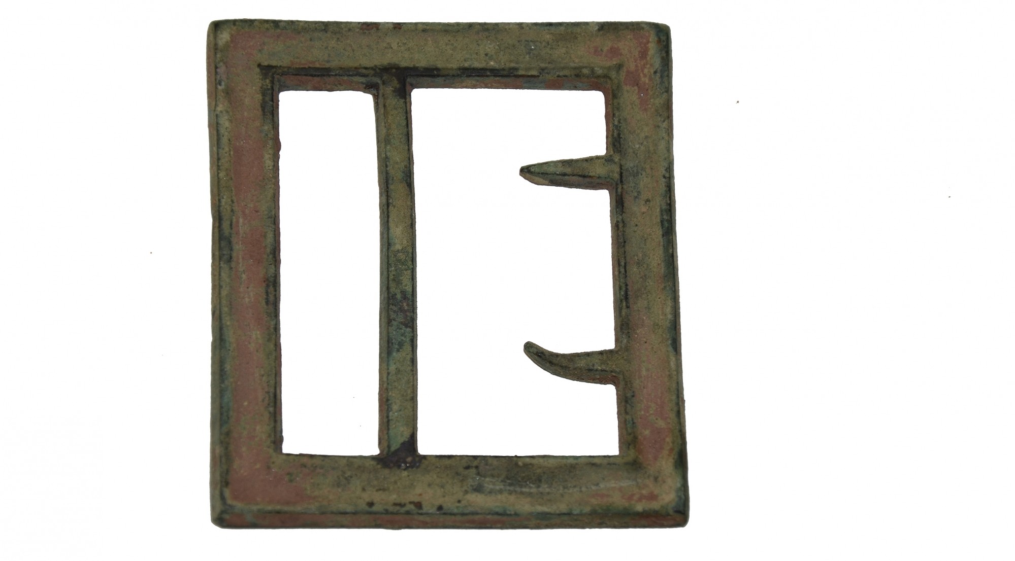 CONFEDERATE “GUTTER-BACK” FRAME BUCKLE — Horse Soldier