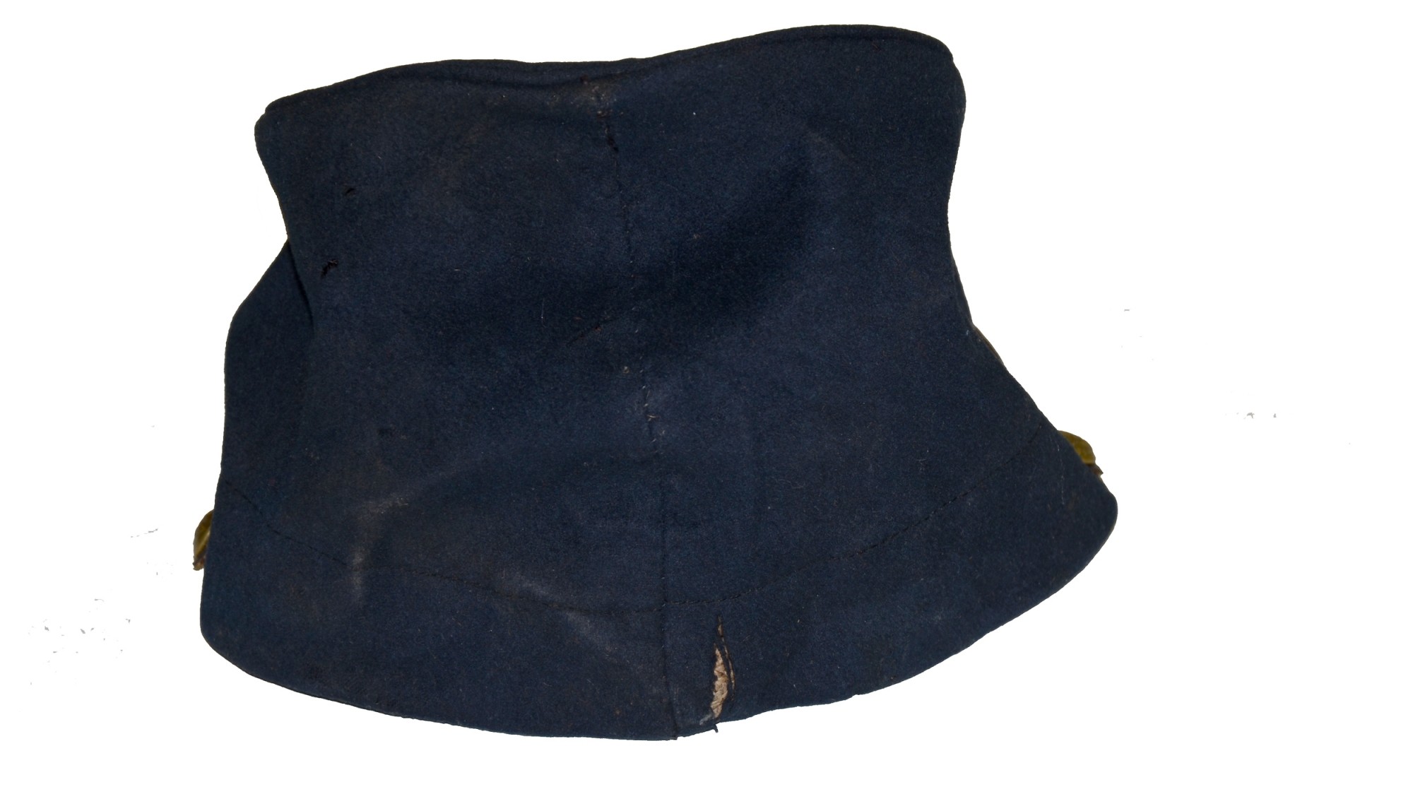 MODEL 1858 FORAGE CAP WITH REPLACED LINING & L. J. & I. MAKER'S LABEL ...