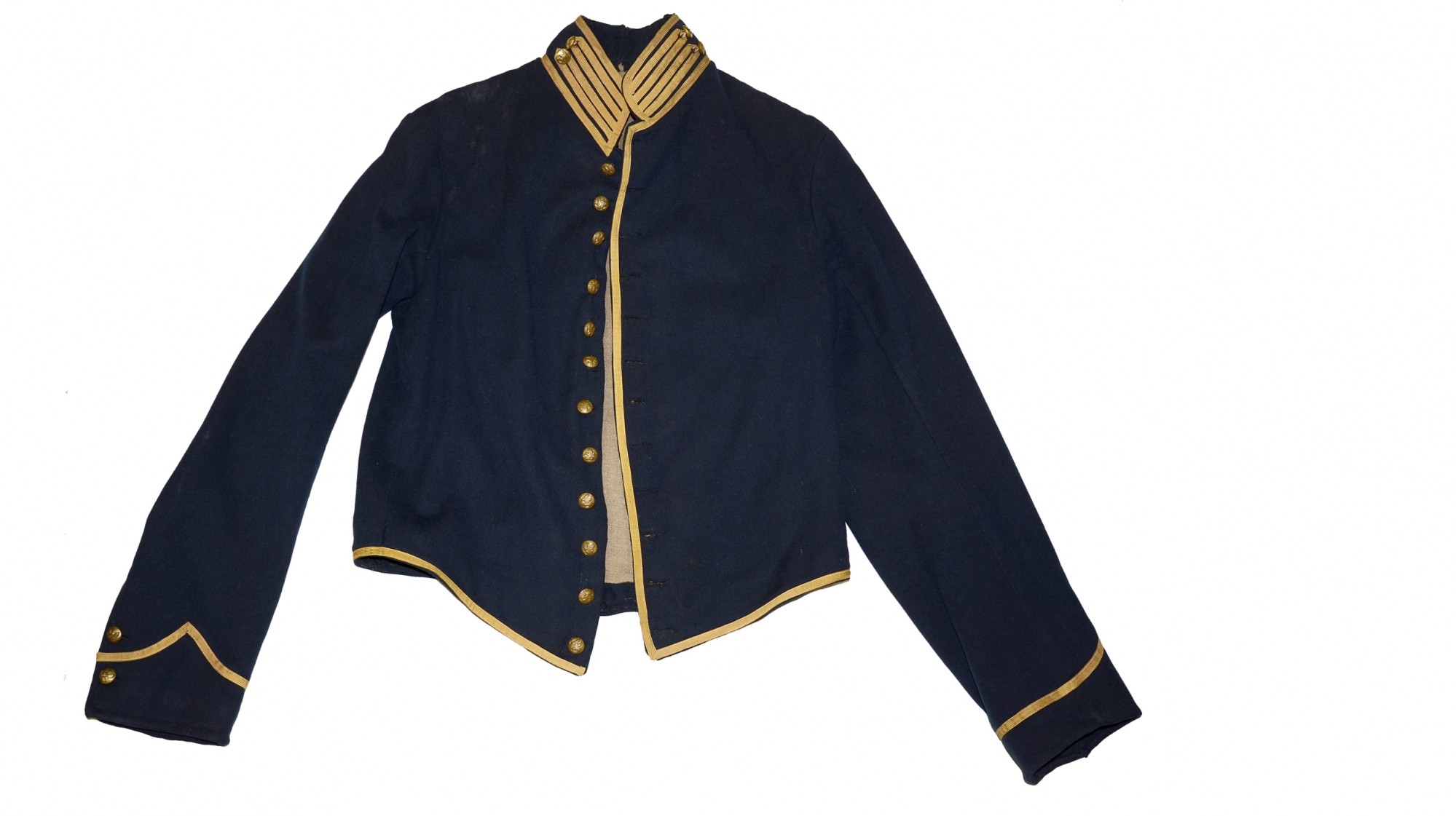 CAVALRY SHELL JACKET WITH REPLACED PIPING, CIRCA 1880’S — Horse Soldier